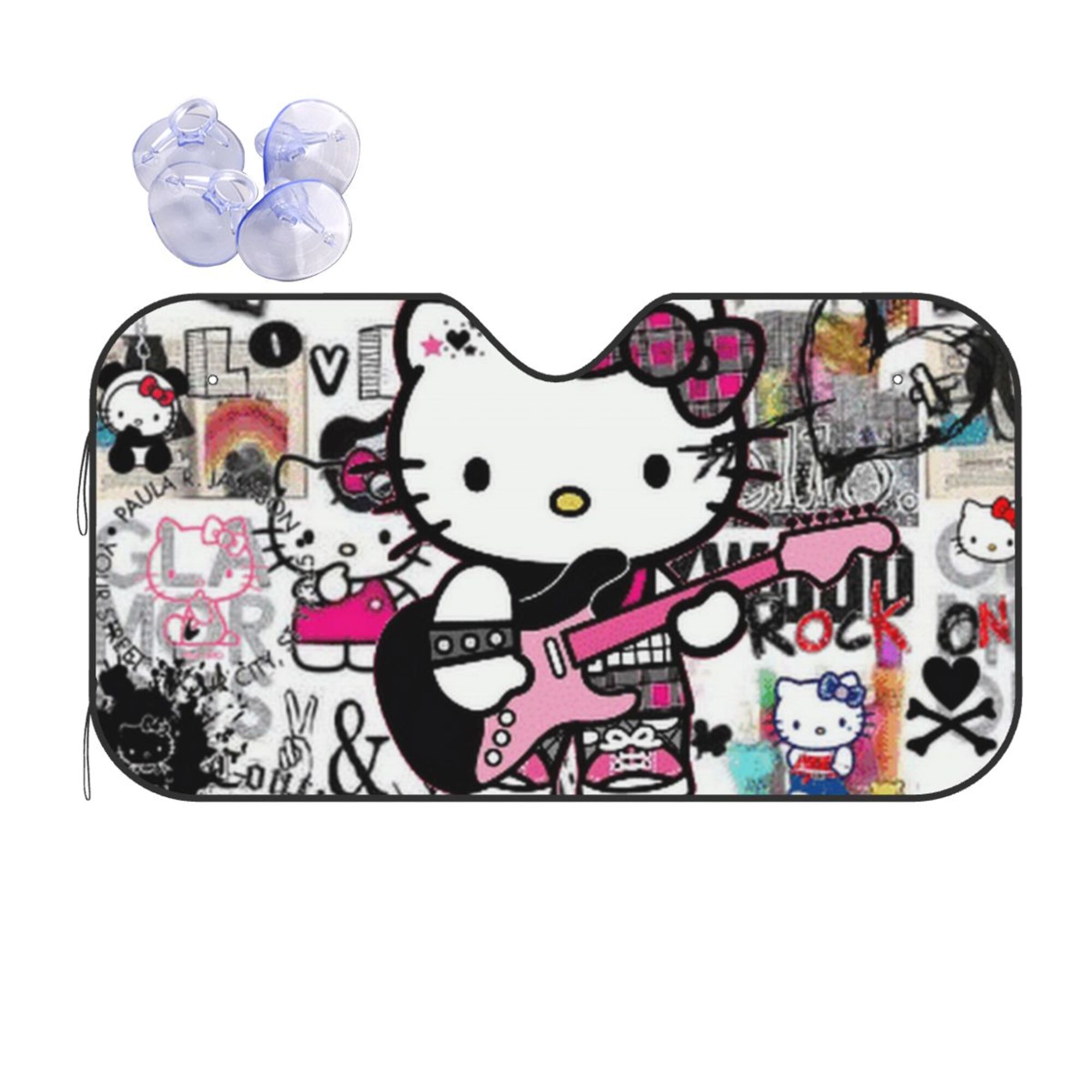 Hello Kitty Car Windshield Sunshades, Front Windshield Sun Shade ...
