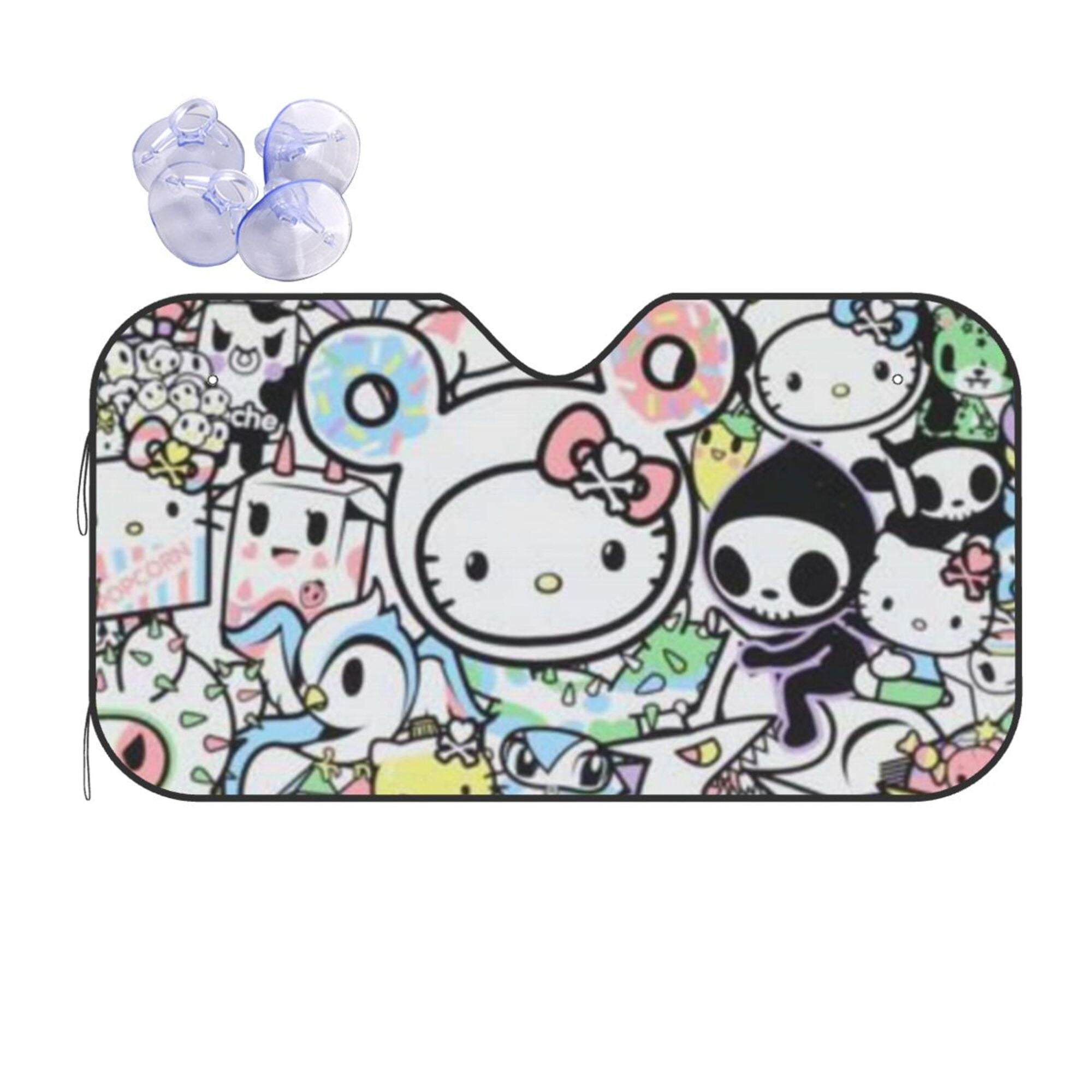 Hello Kitty Car Windshield Sunshades, Front Windshield Sun Shade ...