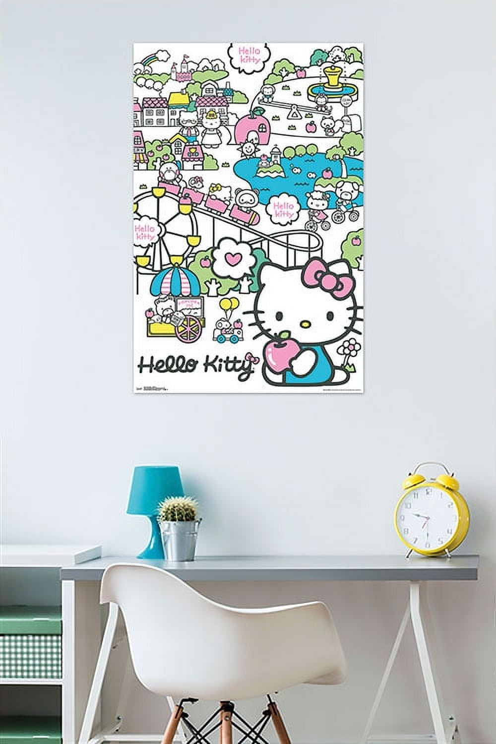 Hello Kitty - Carnival Wall Poster, 22.375" x 34" - Walmart.com