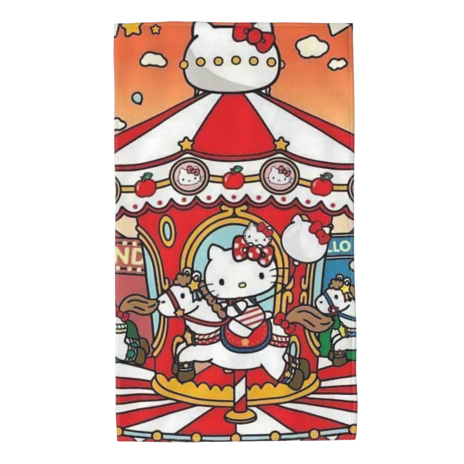 Hello Kitty Carousel Towels,Hand Towels,Bathroom Towel Small Bath Towel ...