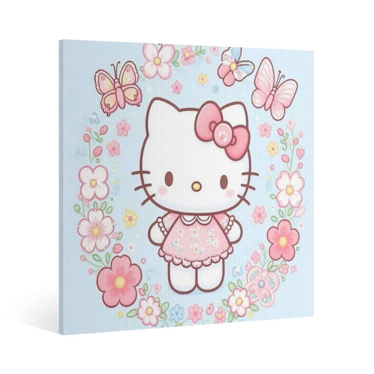 Hello Kitty Cartoon -1 Canvas Wall Art Cartoon Wall Decor | HD Printed ...