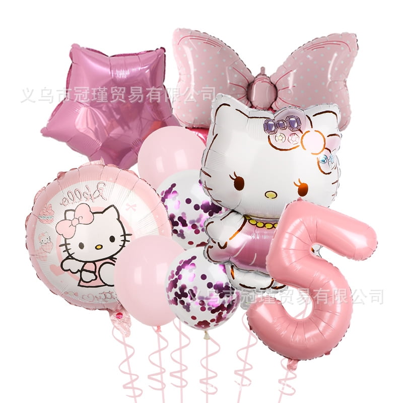 Hello Kitty Cartoon Aluminum Film Balloon Sanrio Children's Birthday ...