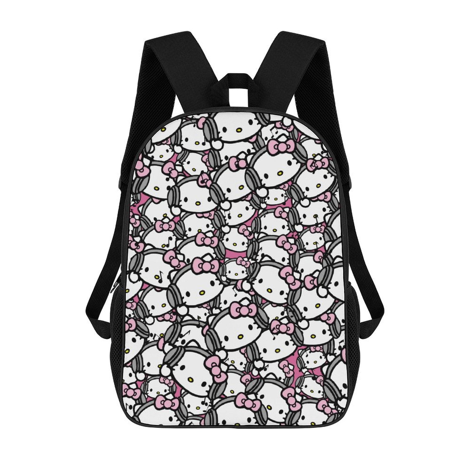 Hello Kitty 17 inch Shoulder Backpack Bookbag Travel Cute Daycare ...