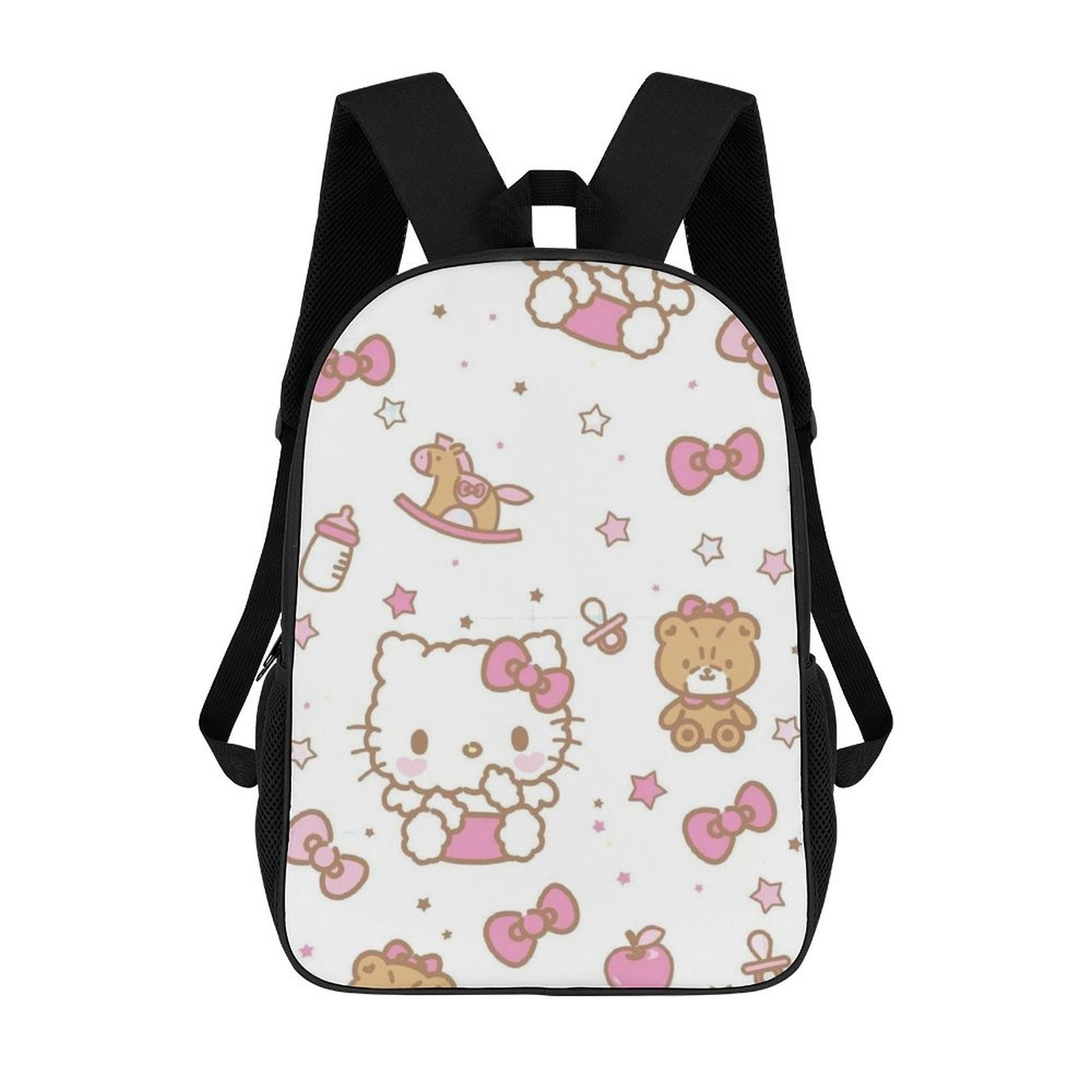 Hello Kitty 17 inch Shoulder Backpack Bookbag Travel Cute Daycare ...