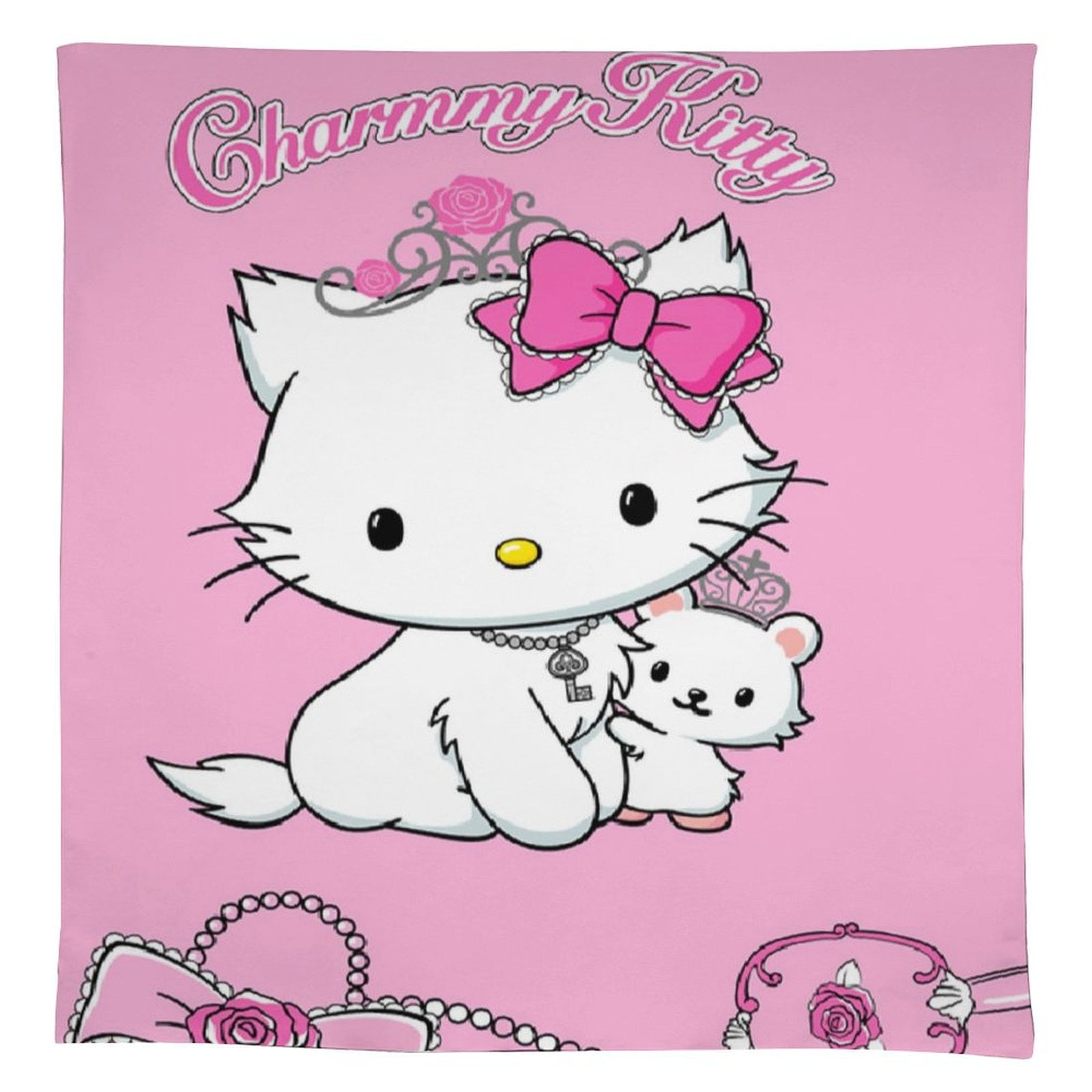 Hello Kitty Cartoon Anime Tablecloth Supplies Table Cover for Party ...