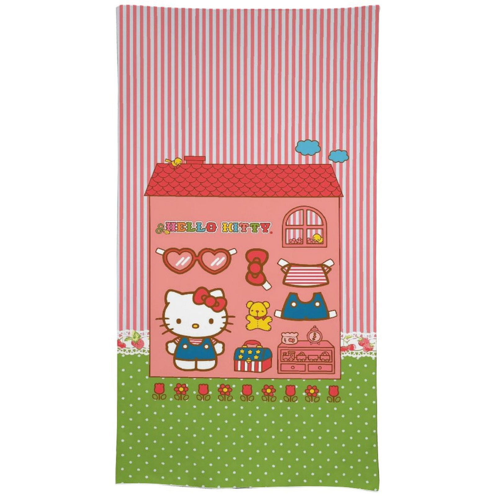 Hello Kitty Cartoon Anime Tablecloth Supplies Table Cover for Party ...