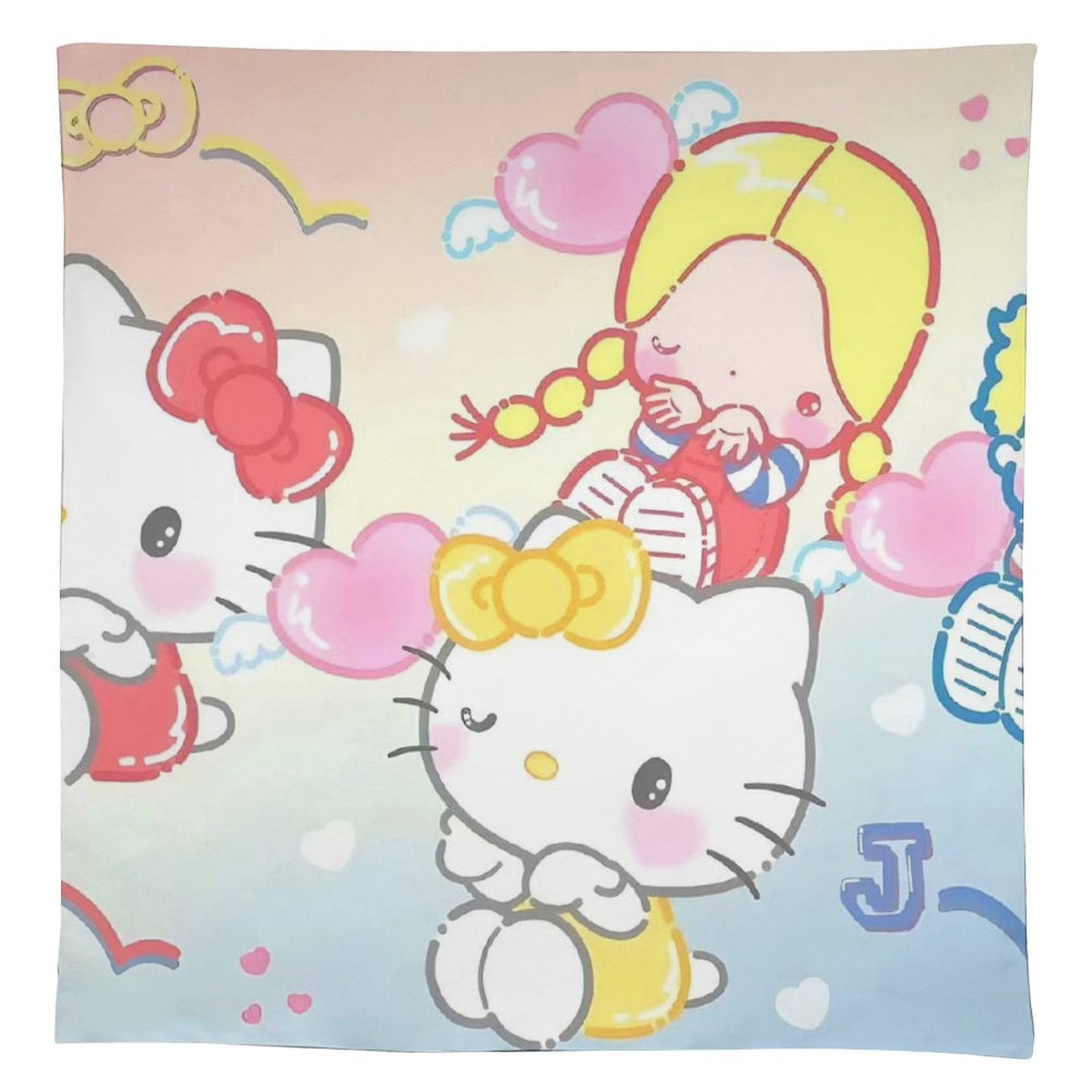 Hello Kitty Cartoon Anime Tablecloth Supplies Table Cover for Party ...