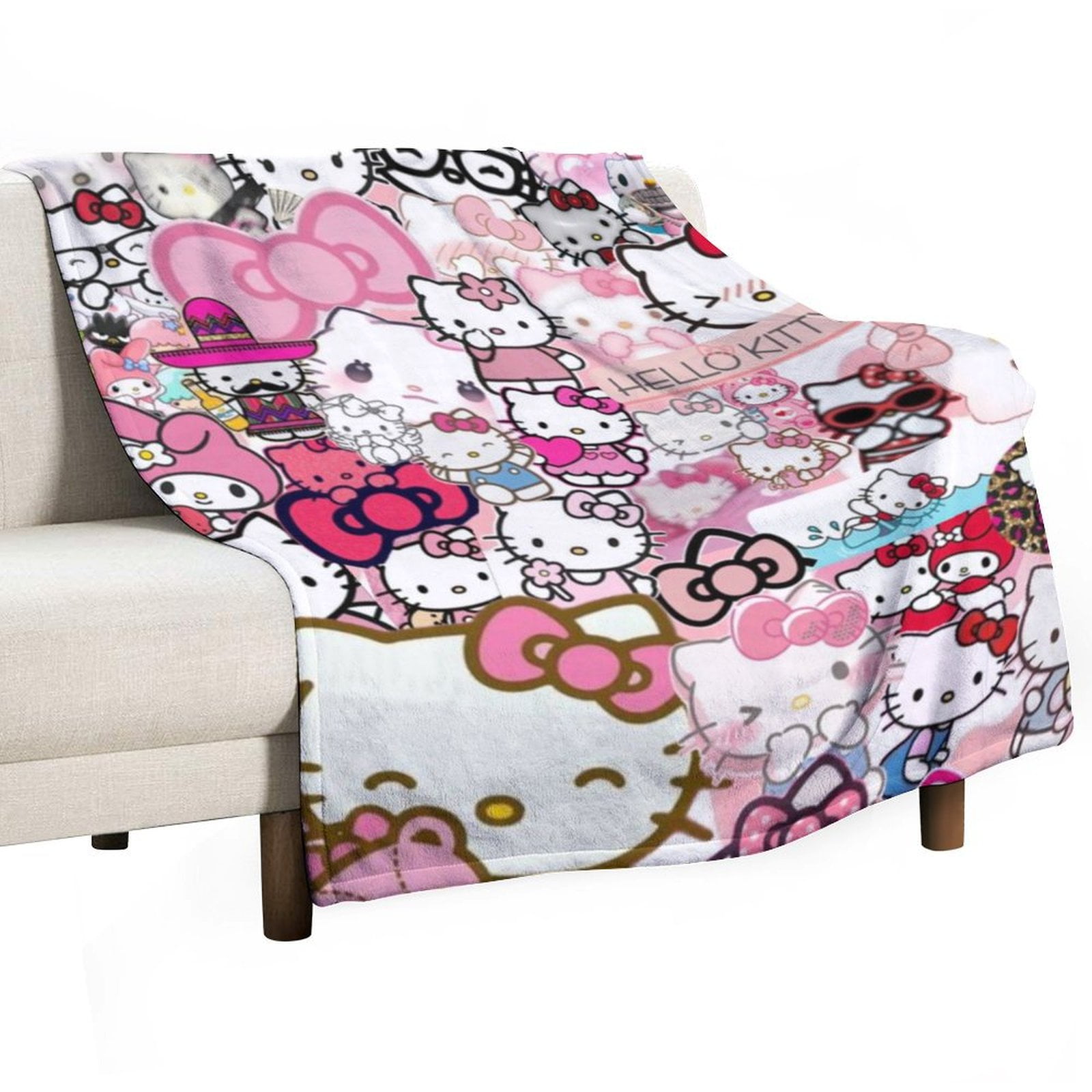 Hello Kitty Cartoon Blanket Cute Boys Girls Kids Throw Blanket All ...