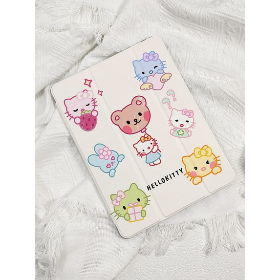 Hello Kitty Cartoon Case For iPad Mini 4 5 6 7.9 8.3 In Air 3 4 10.9 ...