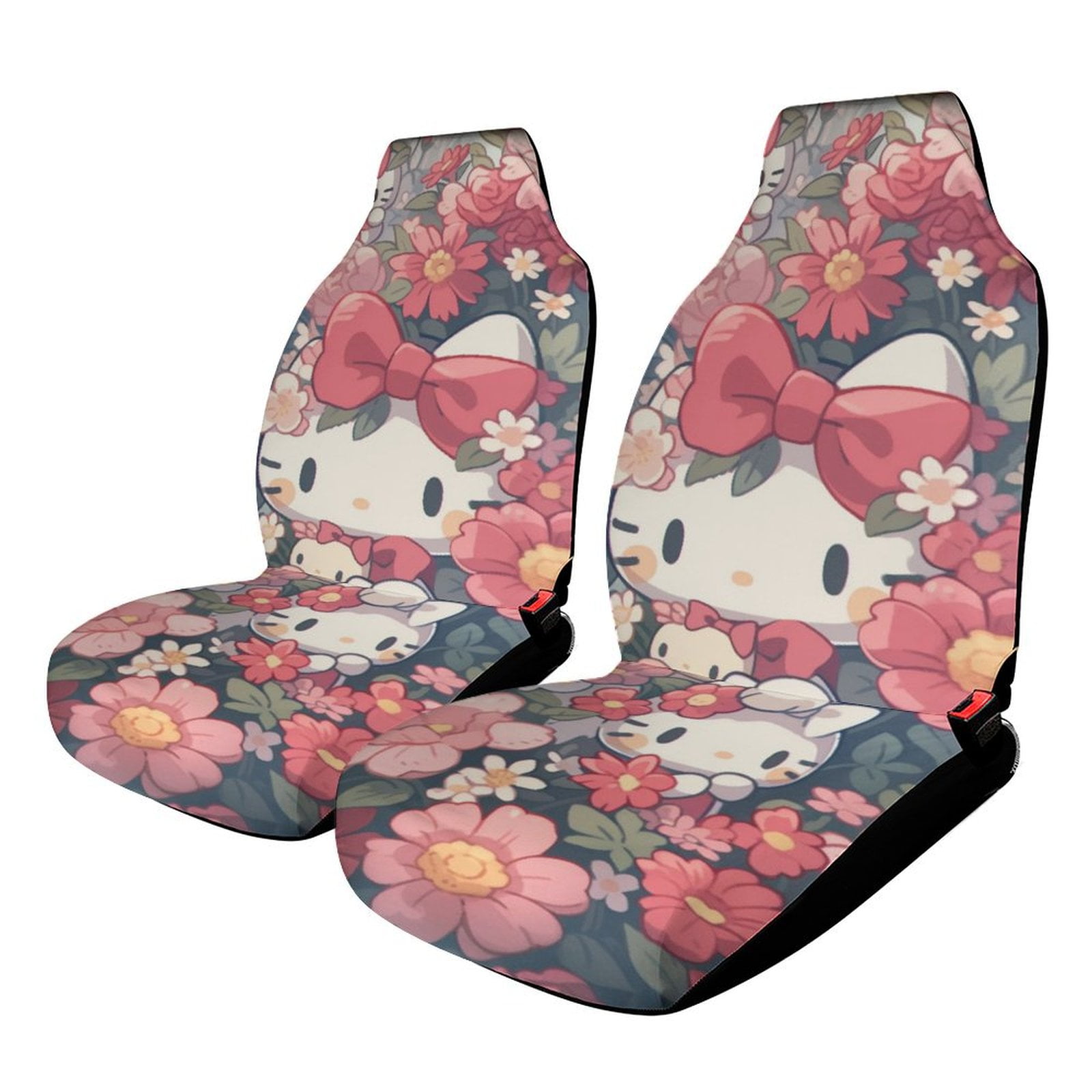 Hello Kitty Cartoon Character Auto Car Truck SUV Vehicle Low Back Front ...