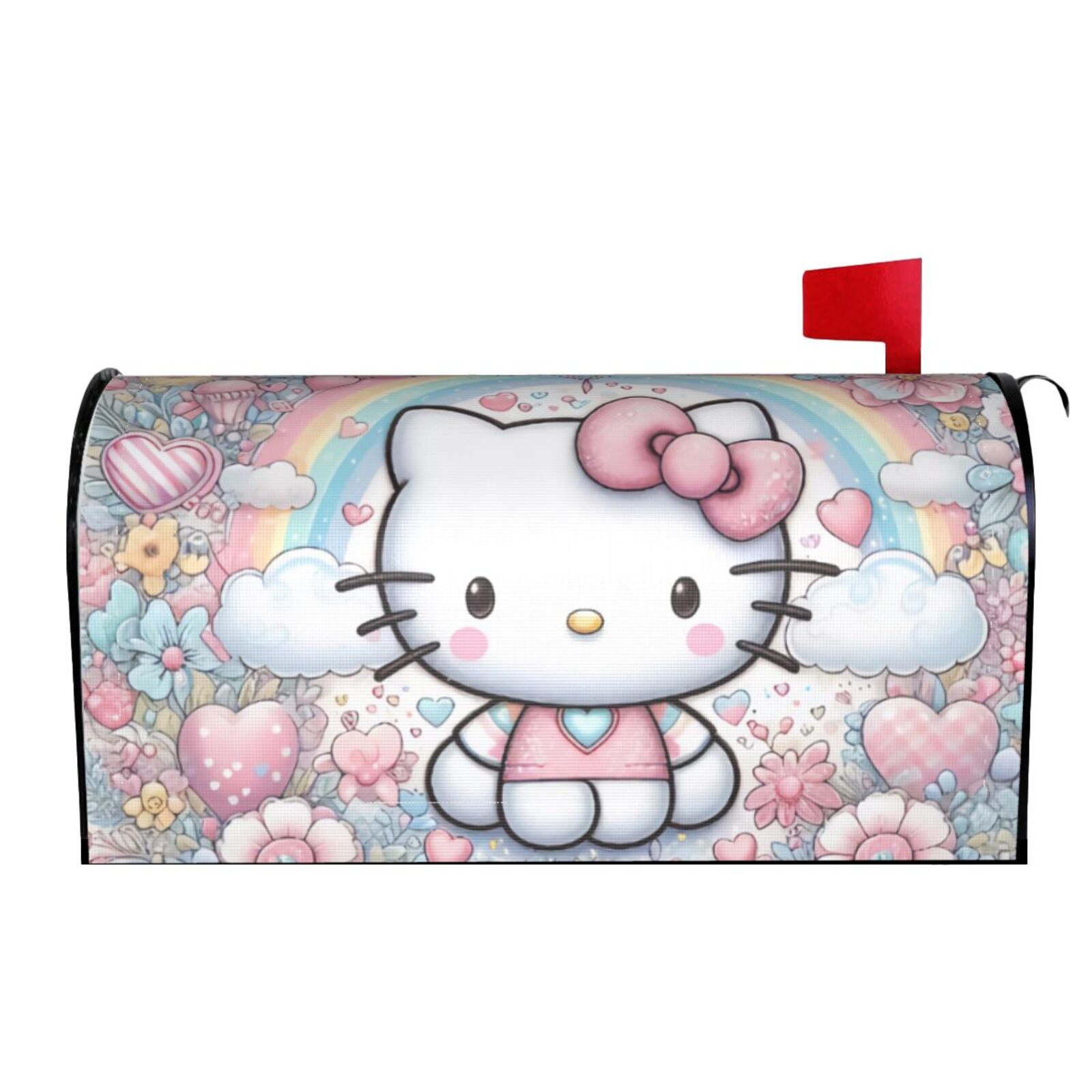 Hello Kitty Cartoon Character Mailbox Cover Magnetic Standard Size ...