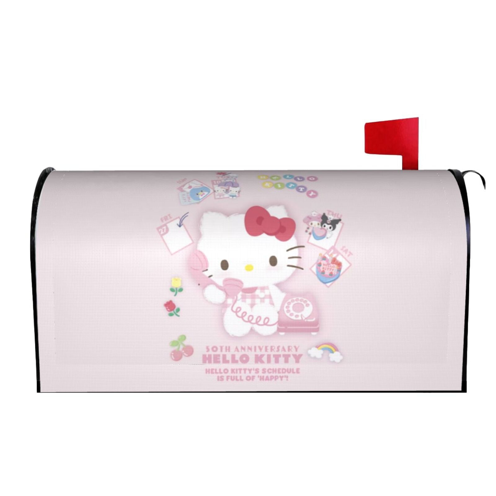 Hello Kitty Cartoon Character Mailbox Cover Magnetic Standard Size ...