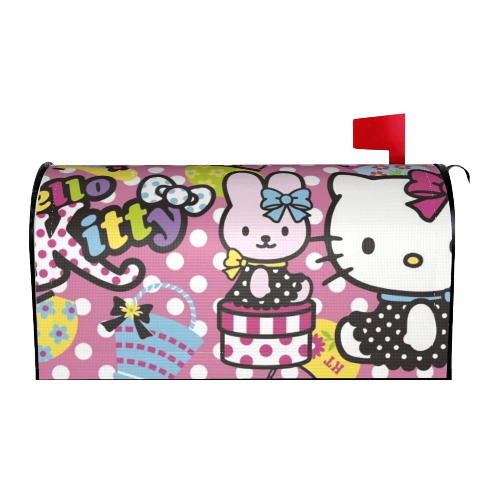 Hello Kitty Cartoon Character Mailbox Cover Magnetic Standard Size ...