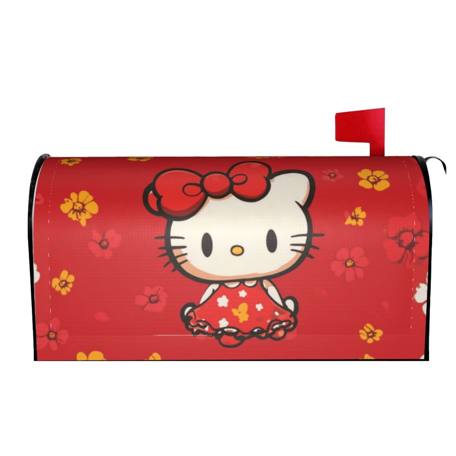 Hello Kitty Cartoon Character Mailbox Cover Magnetic Standard Size ...