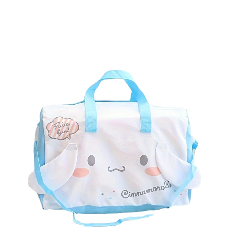 Hello Kitty Cartoon Foldable Travel Tote With Pudding Dog & Kuromi ...