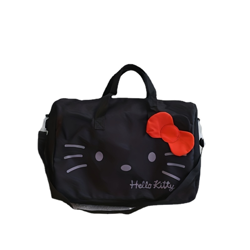 Hello Kitty Cartoon Foldable Travel Tote With Pudding Dog & Kuromi ...