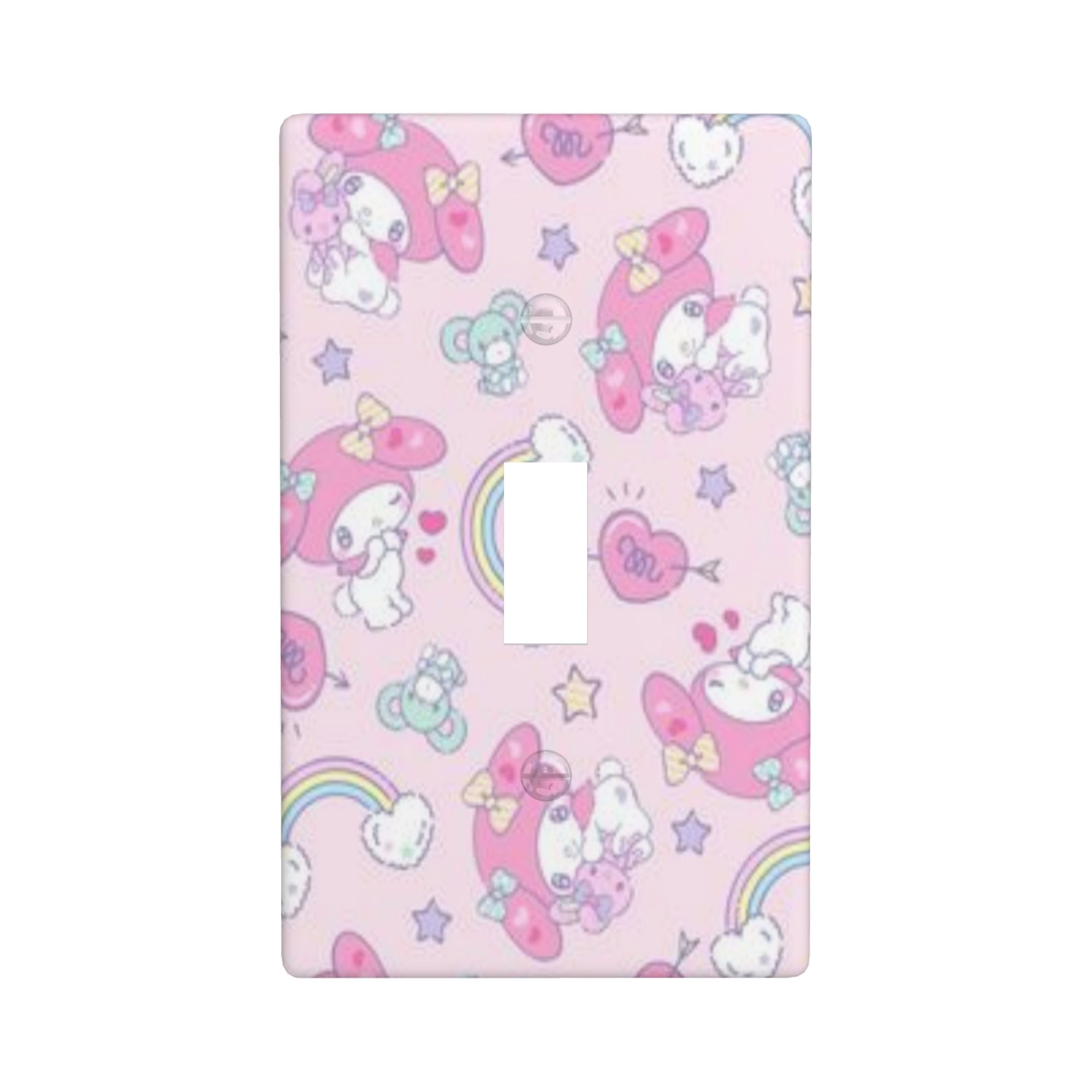Hello Kitty Cartoon-Inspired Toggle Switch Decorative Wall Plate: The ...