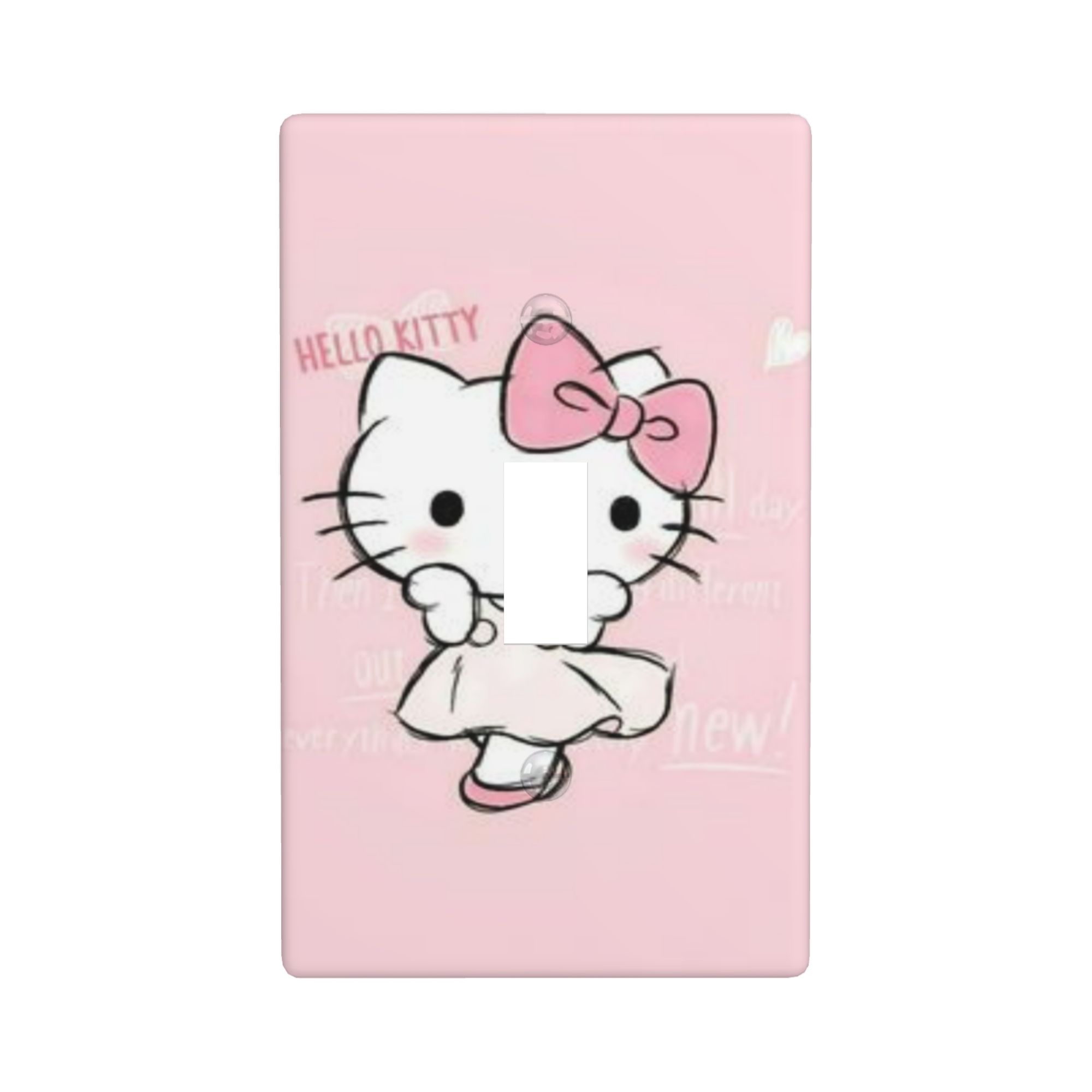 Hello Kitty Cartoon-Inspired Toggle Switch Decorative Wall Plate: The ...