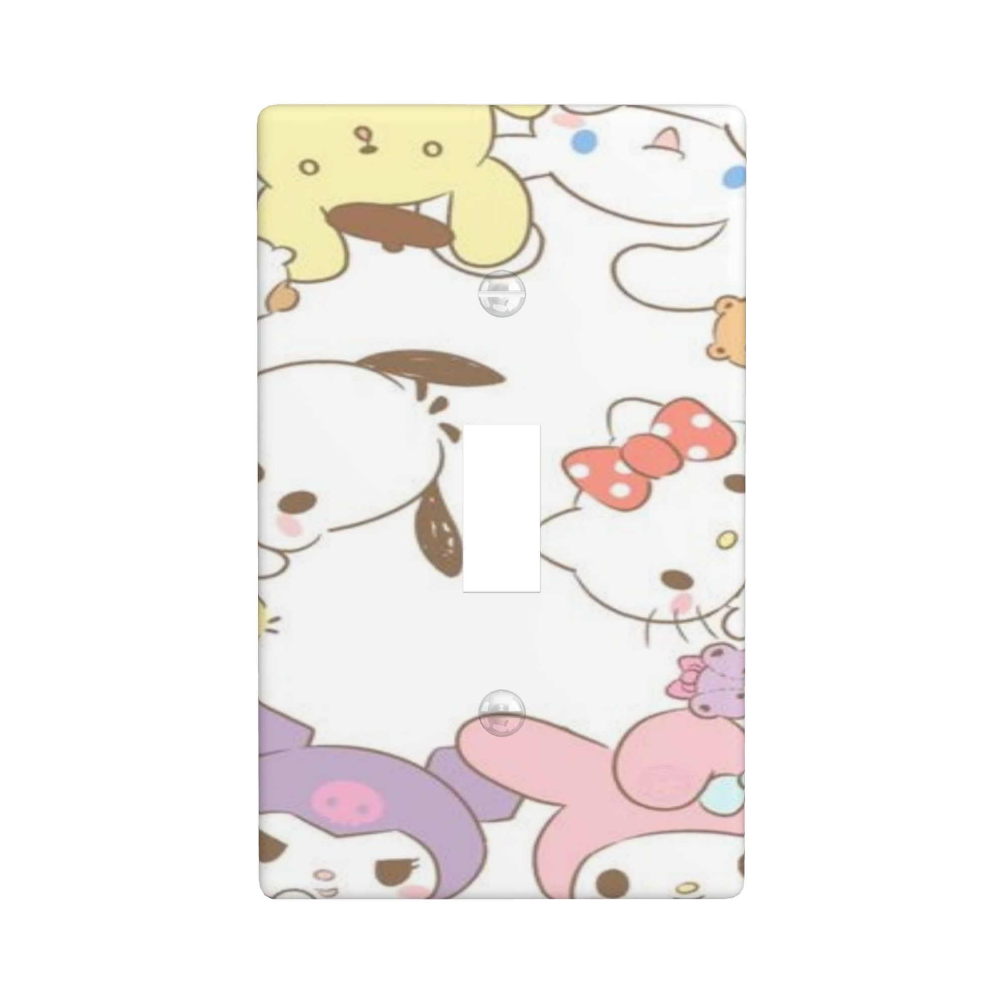 Hello Kitty Cartoon-Inspired Toggle Switch Decorative Wall Plate: The ...