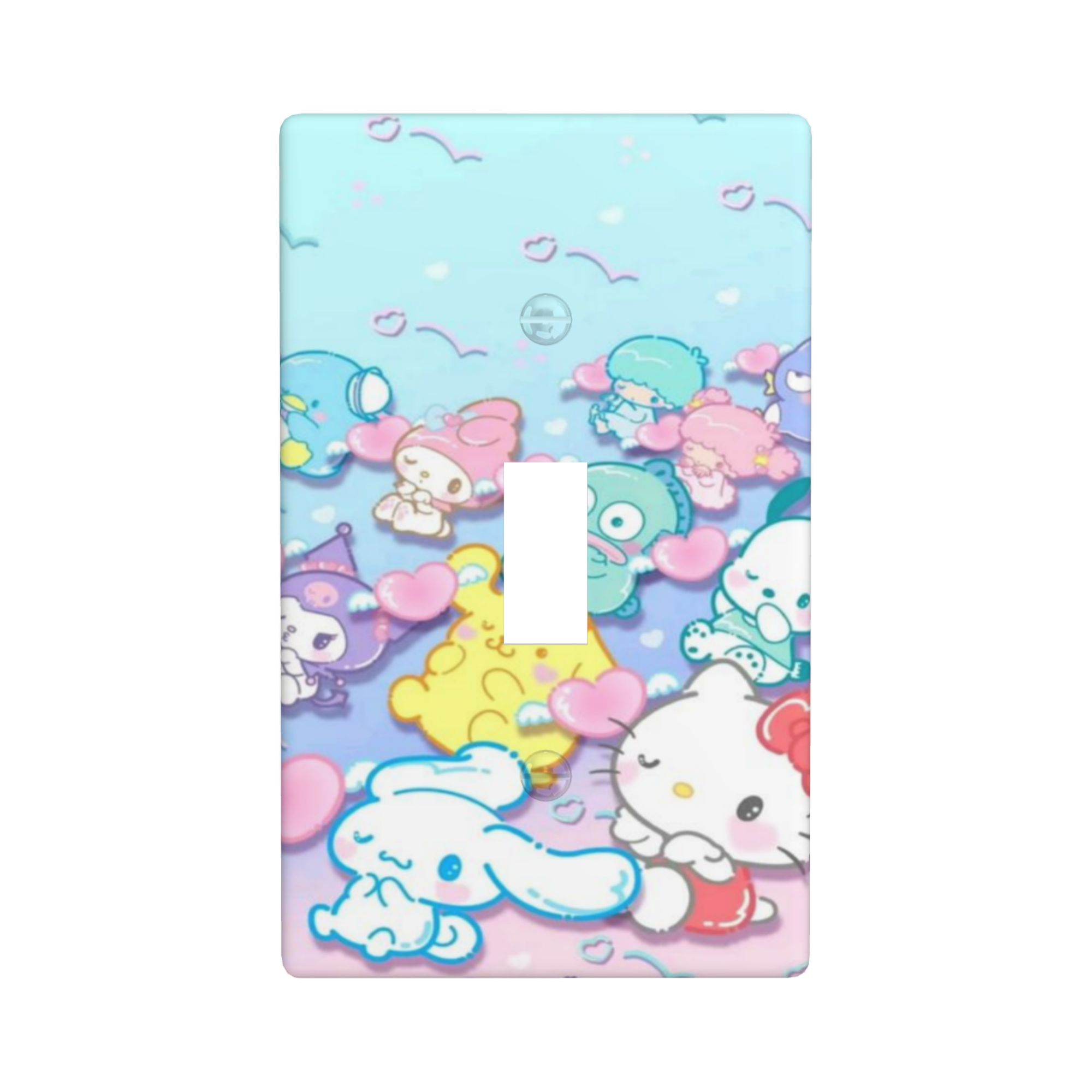 Hello Kitty Cartoon-Inspired Toggle Switch Decorative Wall Plate: The ...