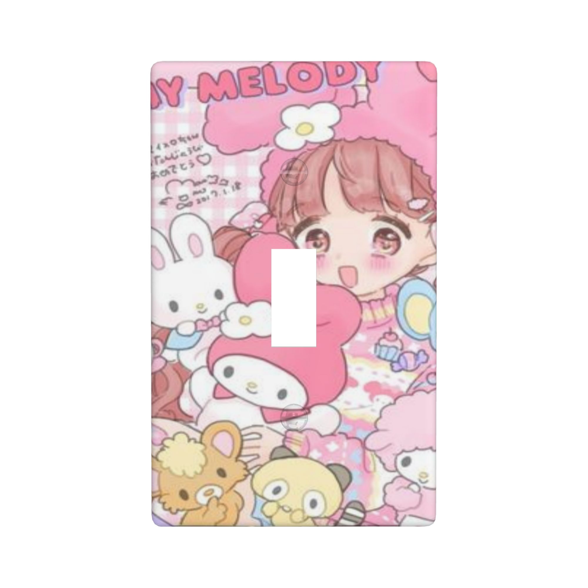 Hello Kitty Cartoon-Inspired Toggle Switch Decorative Wall Plate: The ...