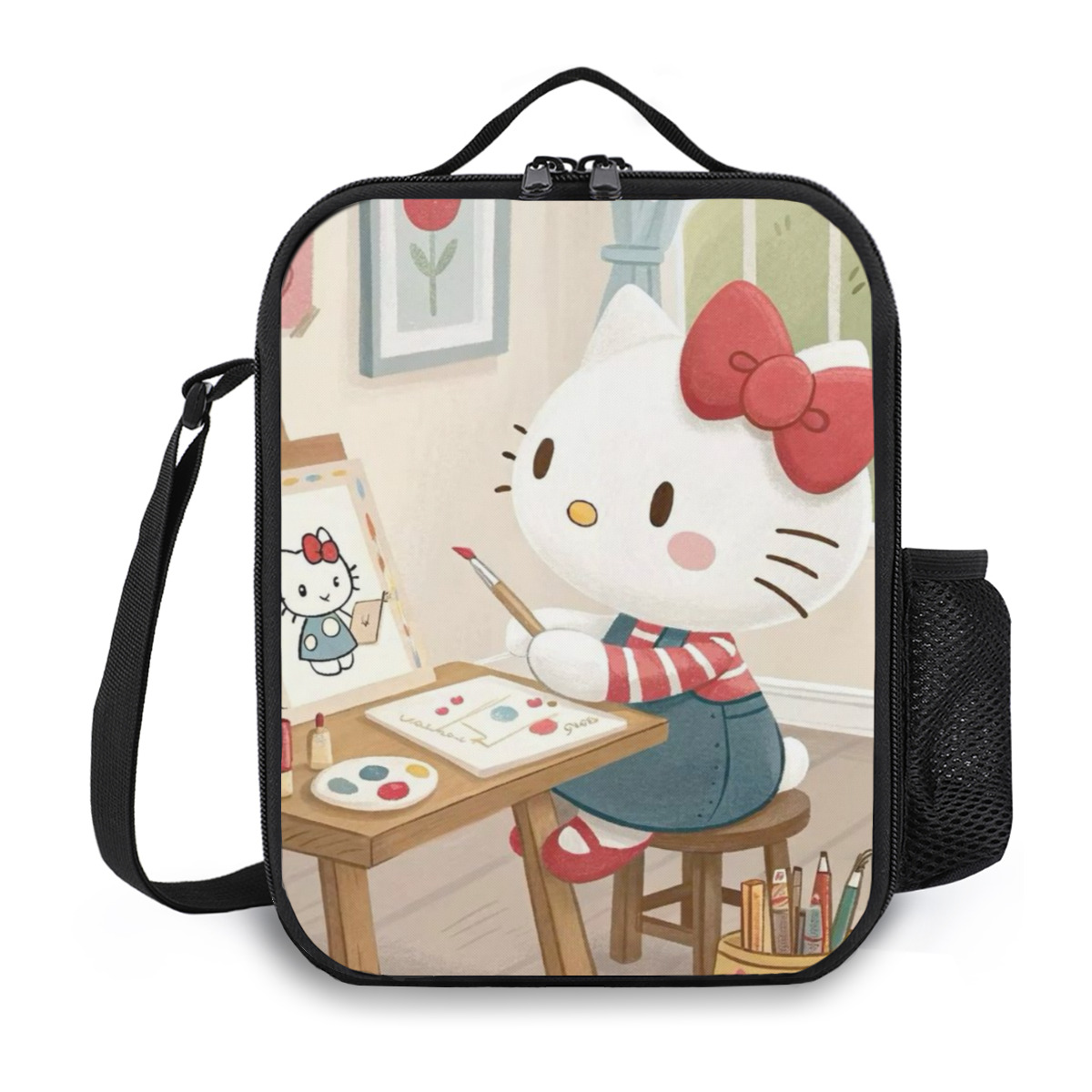 Hello Kitty Cartoon Insulated Lunch Box Unisex Reusable Lunch Box ...