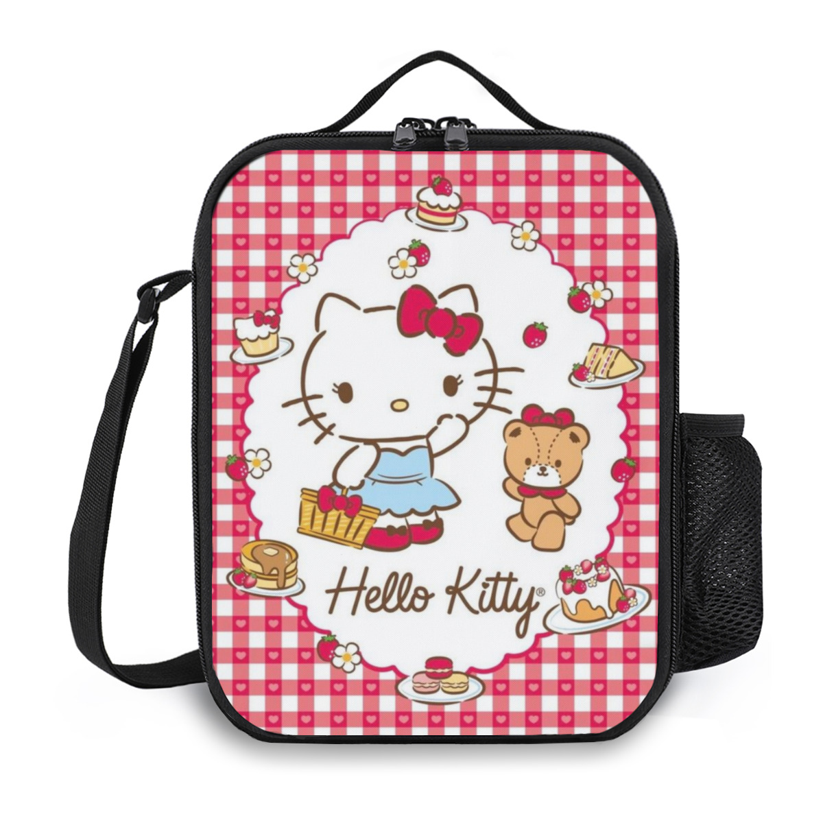 Hello Kitty Cartoon Insulated Lunch Box Unisex Reusable Lunch Box ...