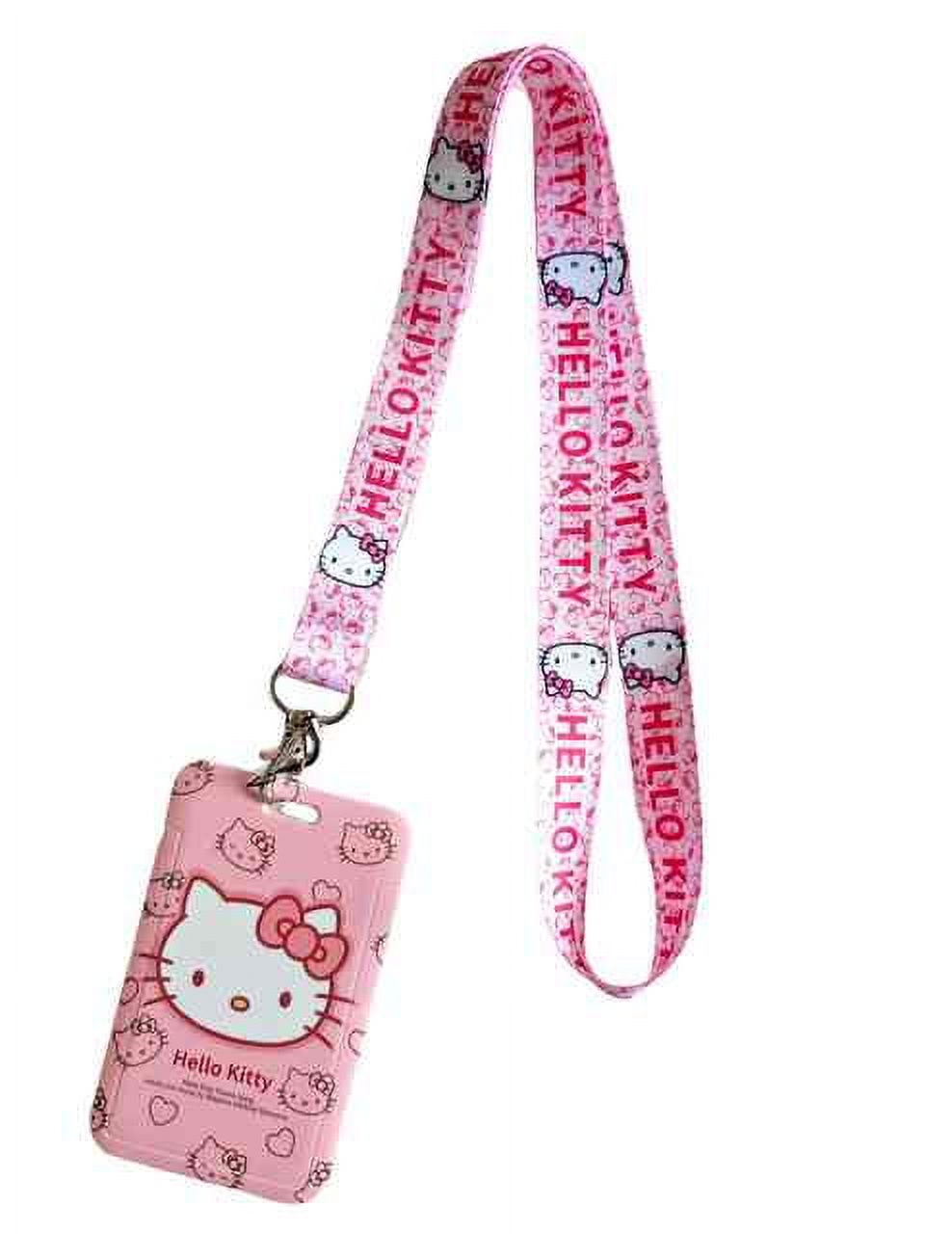 Hello Kitty Cartoon Key Lanyard ID Badge Holders Animal Phone Neck ...
