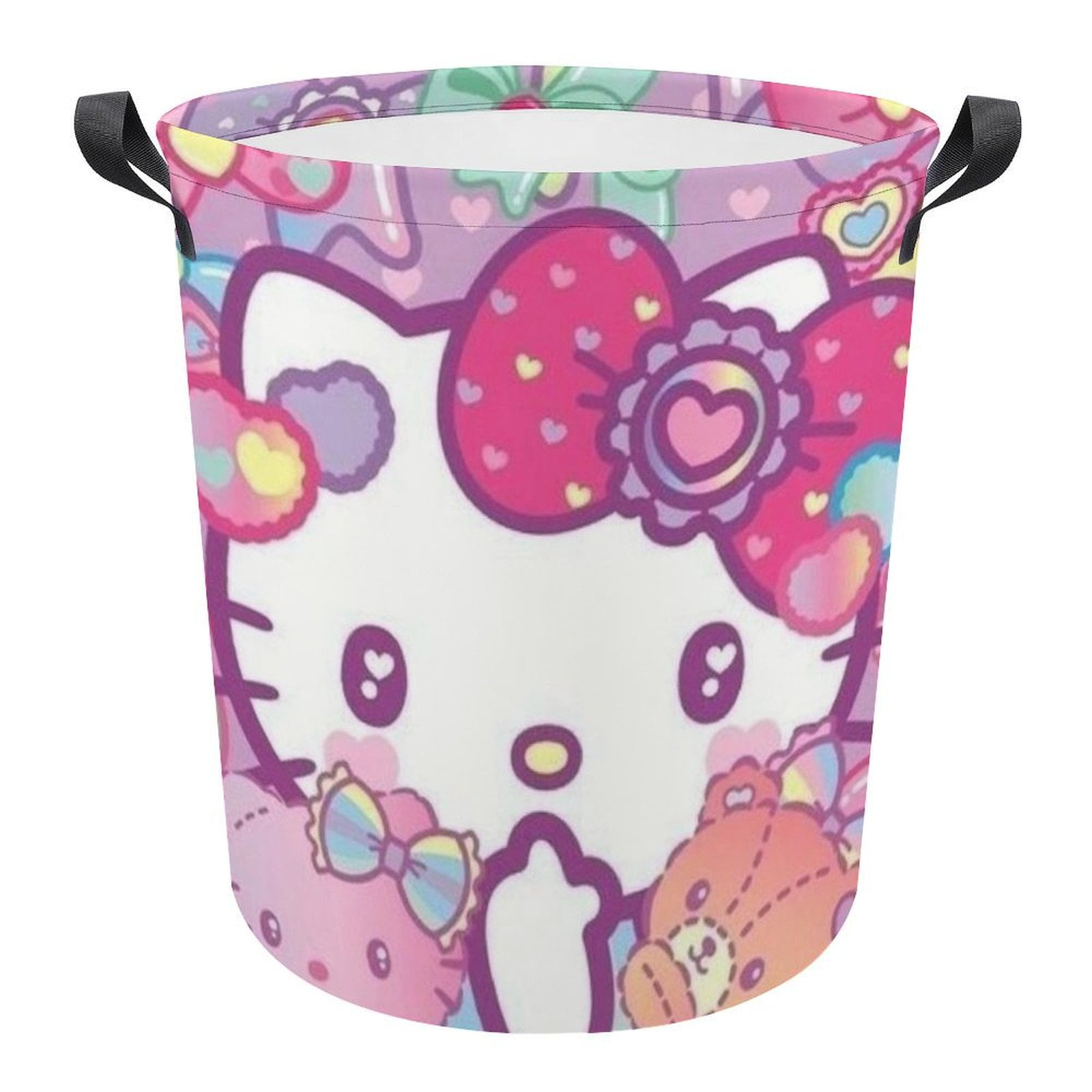 Hello Kitty Cartoon Kid Boys Girls Laundry Hamper,Waterproof Storage ...