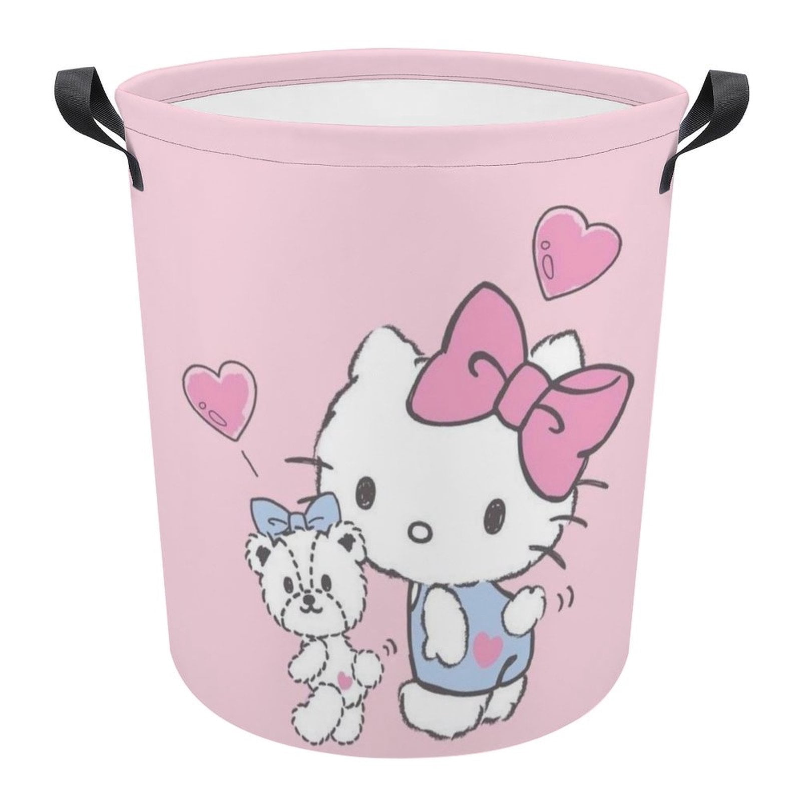Hello Kitty Cartoon Kid Boys Girls Laundry Hamper,Waterproof Storage ...