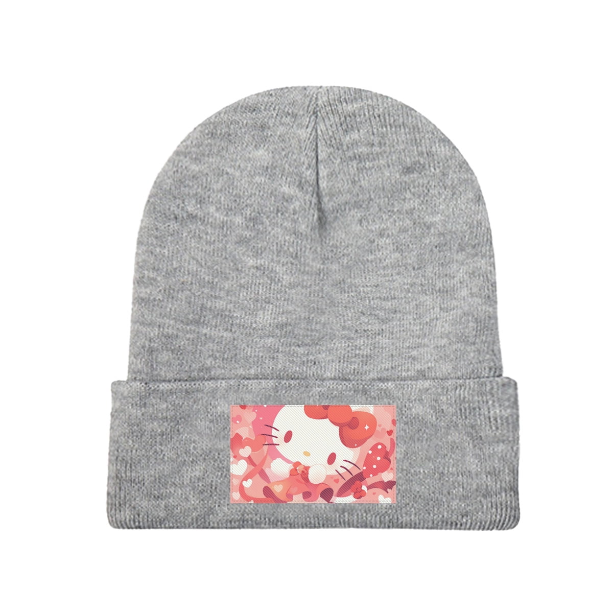 Hello Kitty Cartoon Knitted Hats for Men and Women, Warm and Soft in ...