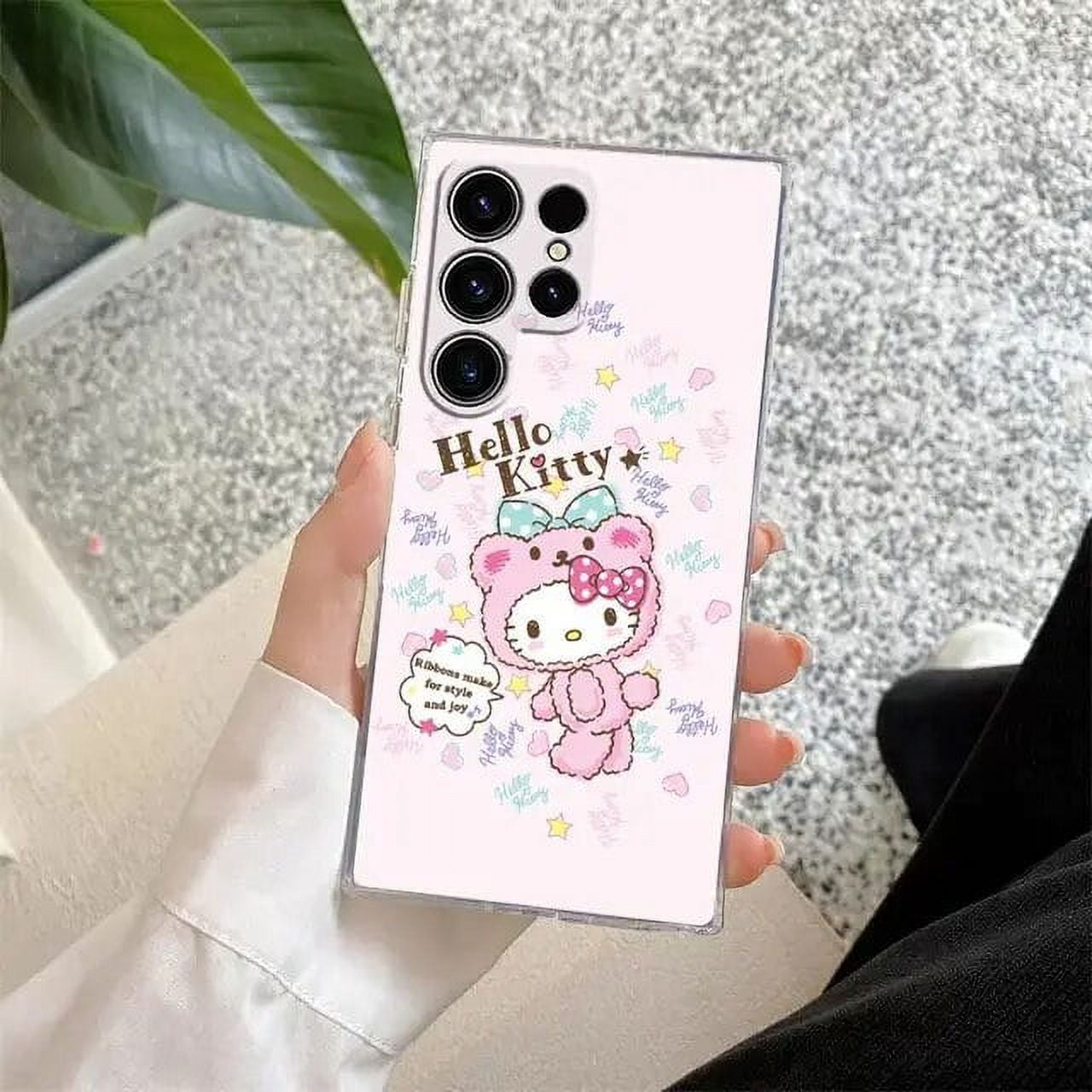 Hello Kitty Cartoon Phone Case For Samsung S24 S23 Ultra S22 S20 Plus ...