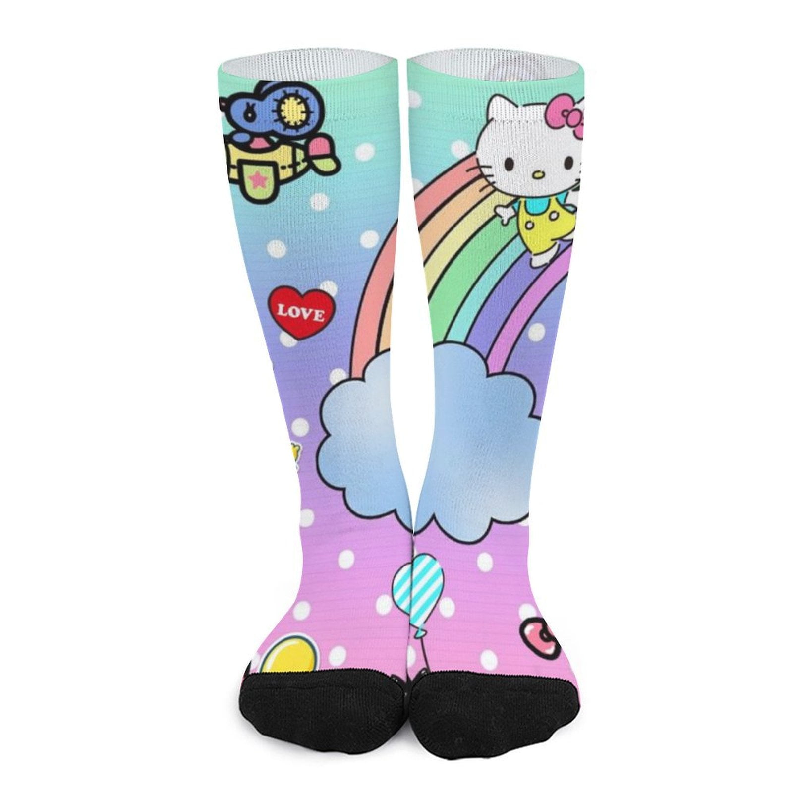 Hello Kitty Cartoon Socks for Kids Youth Men & Women Over-the-Ankle ...