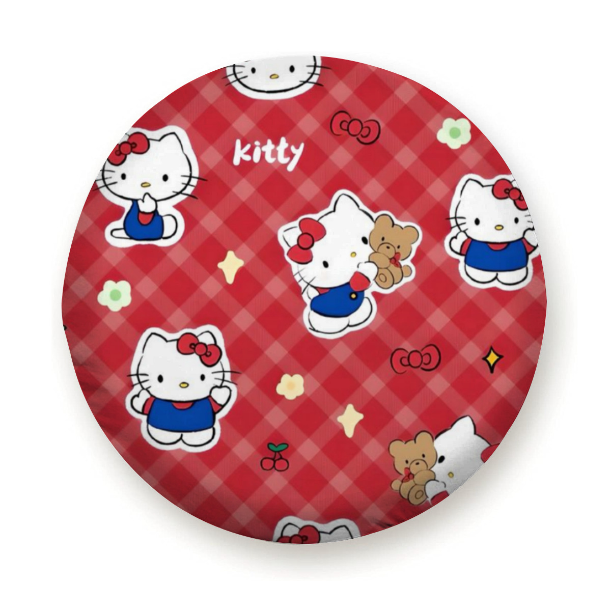 Hello Kitty Cartoon Tire Cover Universal Tire Cover Dustproof Tire ...