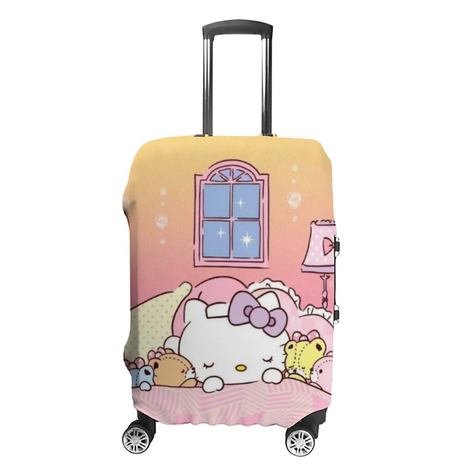 Hello Kitty Cartoon Travel Luggage Cover Suitcase Protector Fits 19-28 ...