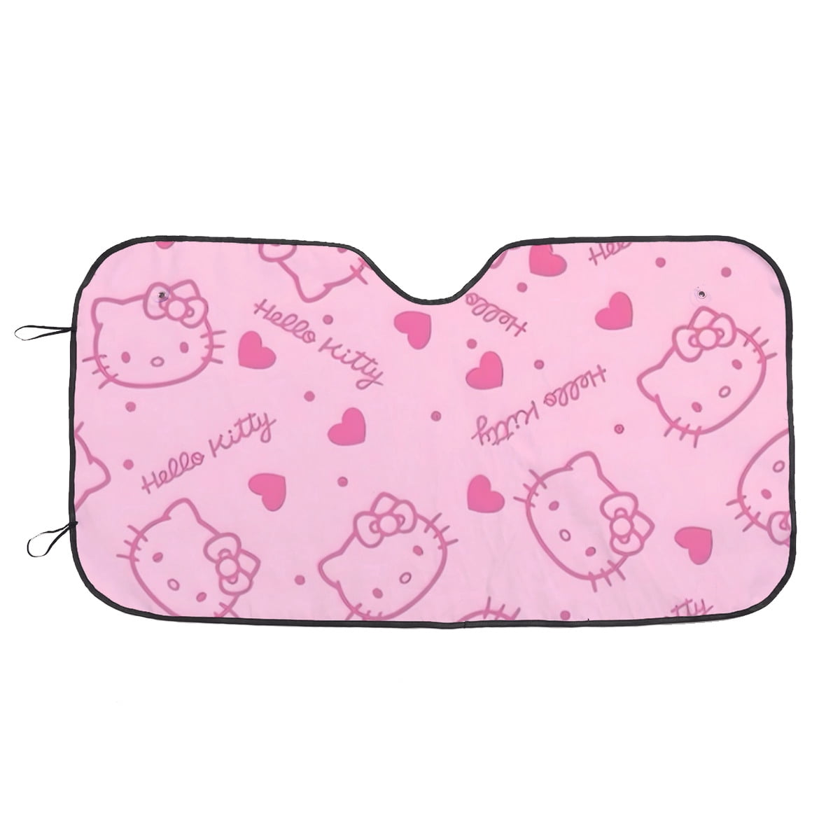Hello Kitty Cartoon Windshield Sun Shade, Anime Car Front Window Shades ...
