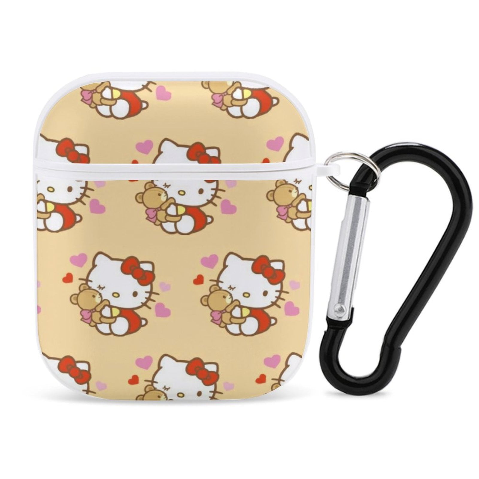 Hello Kitty Case for AirPods Case Cover with Keychain,Cute Cartoon for ...