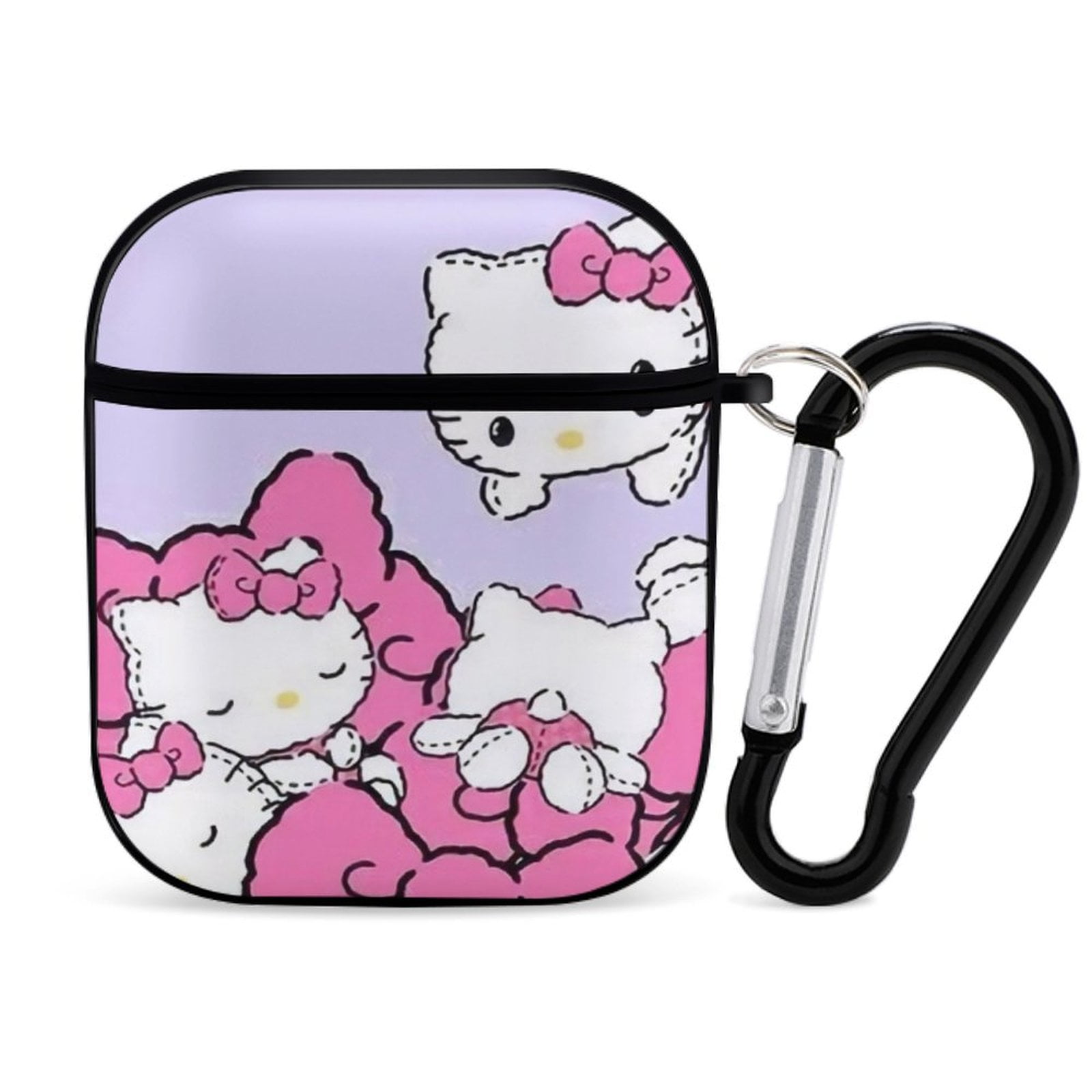 Hello Kitty Case for AirPods Case Cover with Keychain,Cute Cartoon for ...