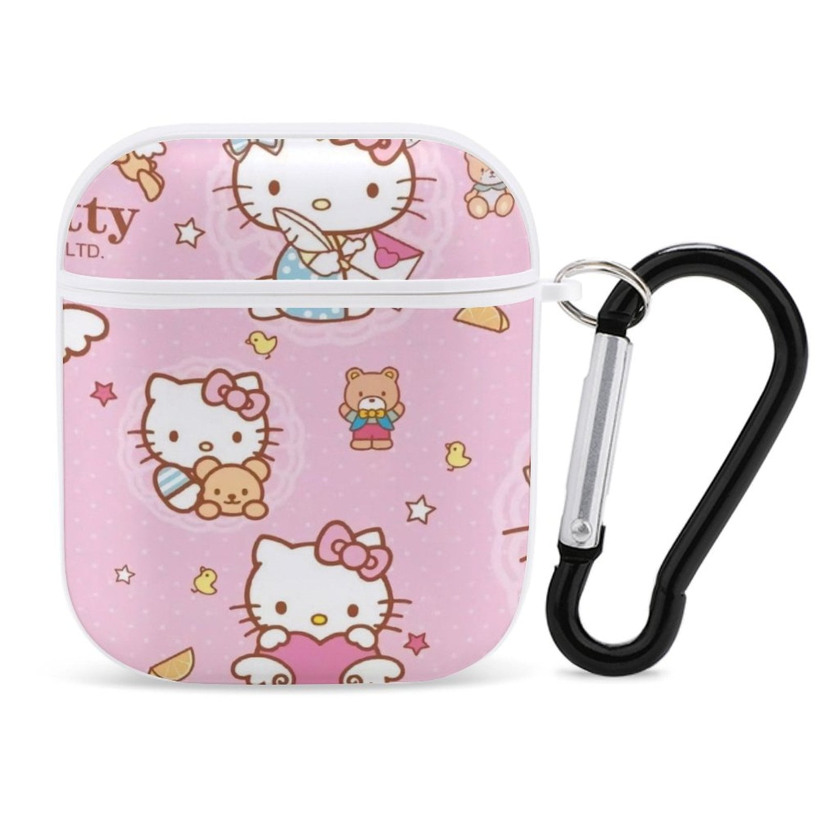 Hello Kitty Case for AirPods Case Cover with Keychain,Cute Cartoon for ...