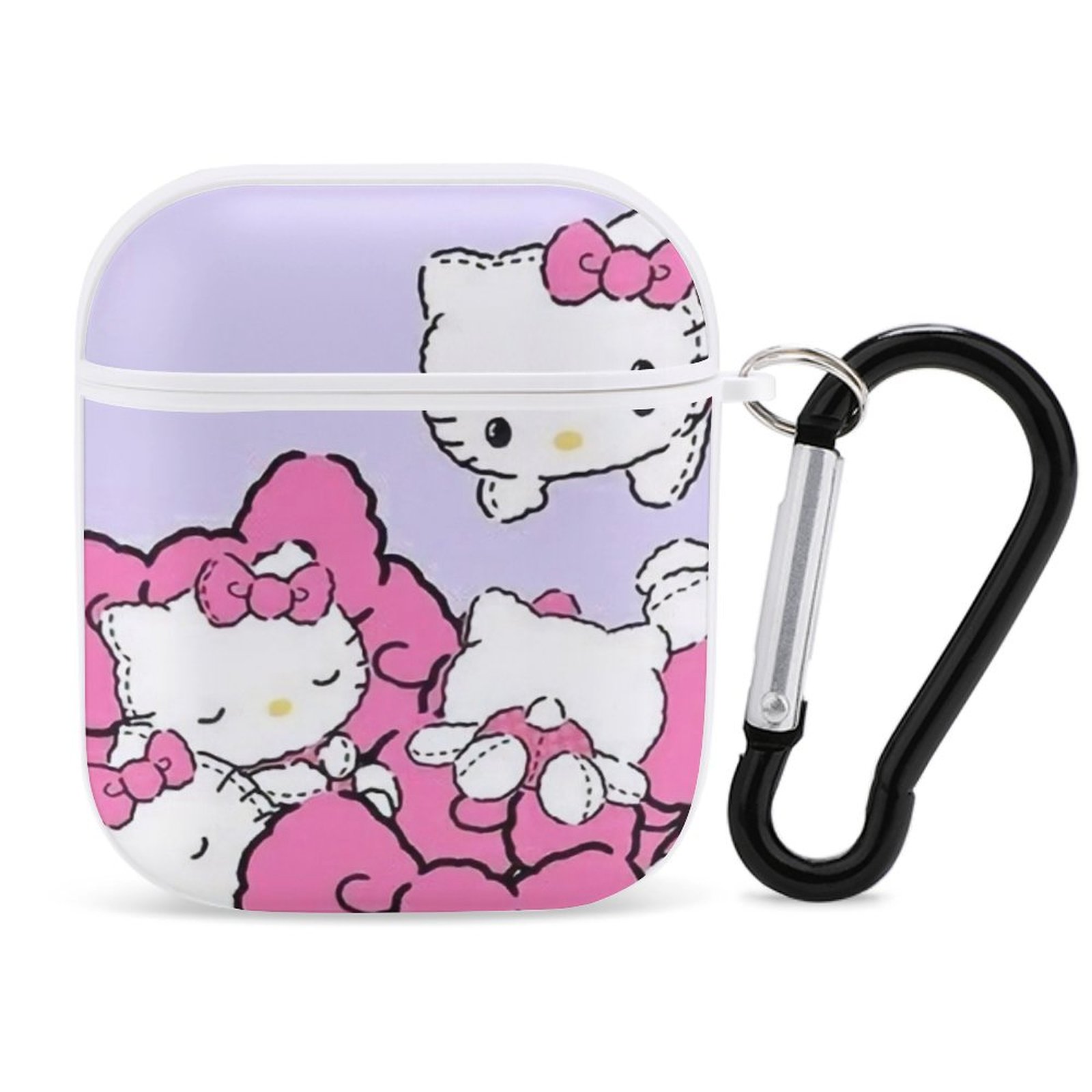 Hello Kitty Case for AirPods Case Cover with Keychain,Cute Cartoon for ...