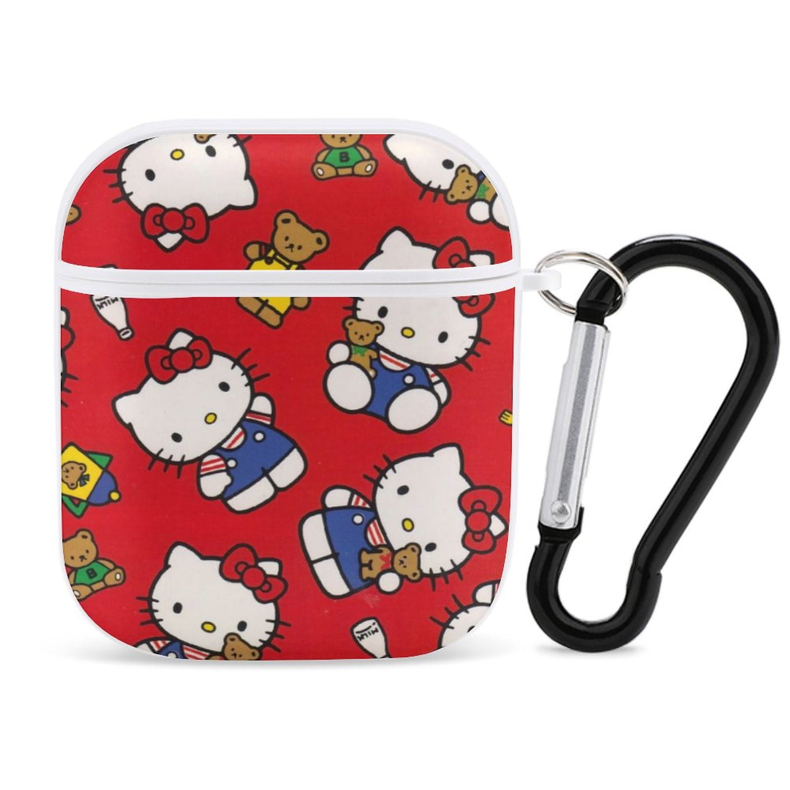 Hello Kitty Case for AirPods Case Cover with Keychain,Cute Cartoon for ...