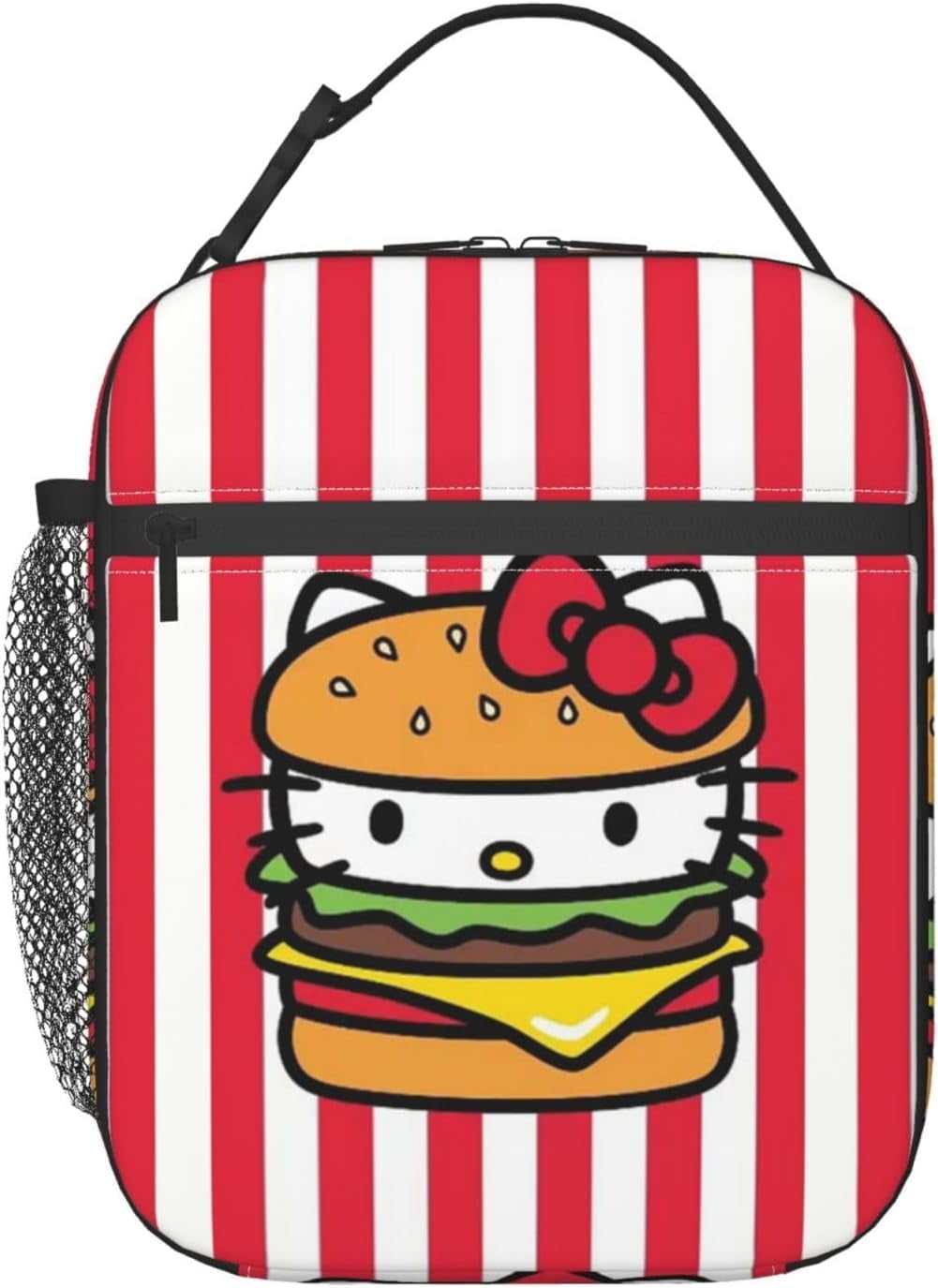 Hello Kitty Cat Insulated Lunch Bag Reusable Office Outdoor Meal ...