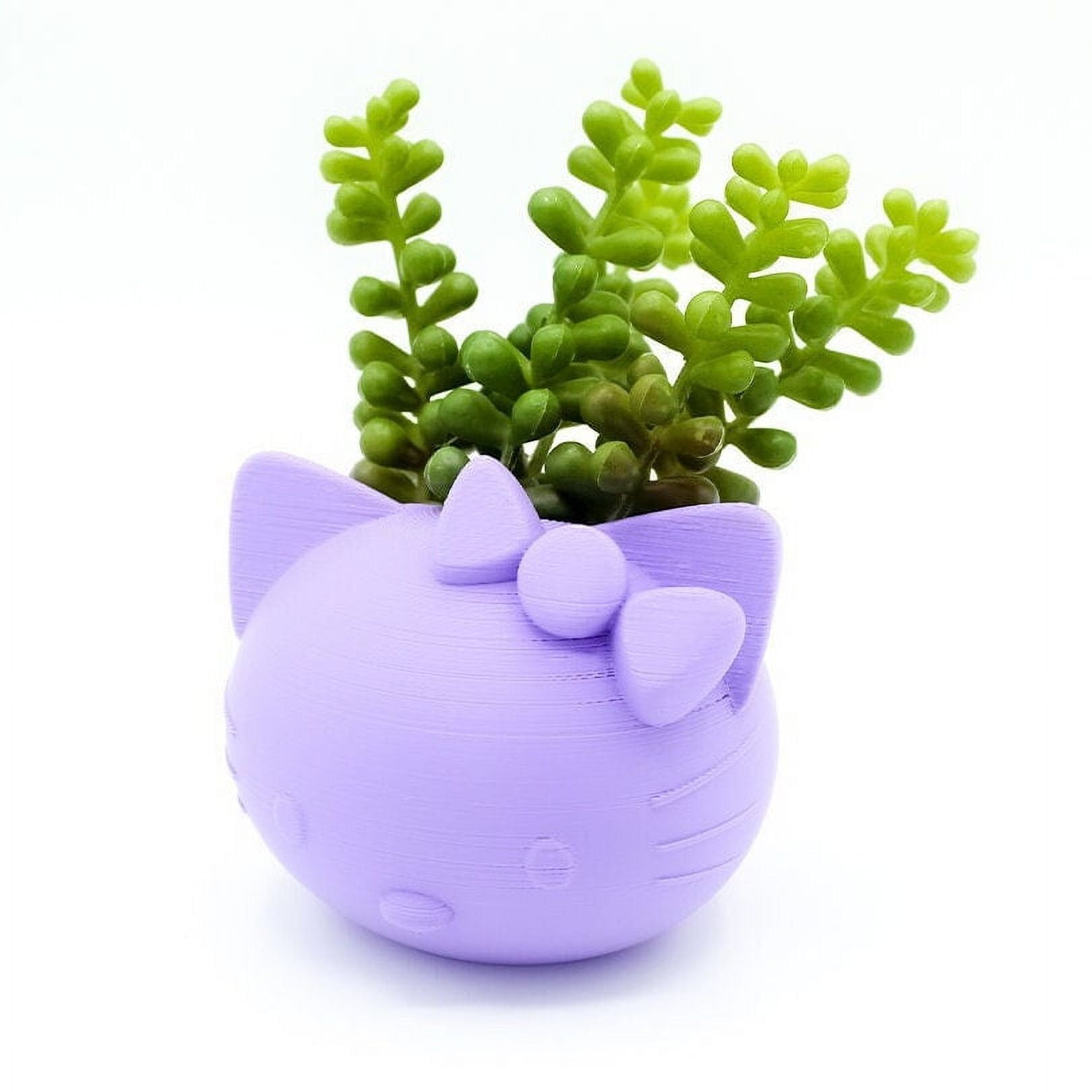 Clever Contraptions Hello Kitty-Inspired Cat Succulent Planter Vase ...