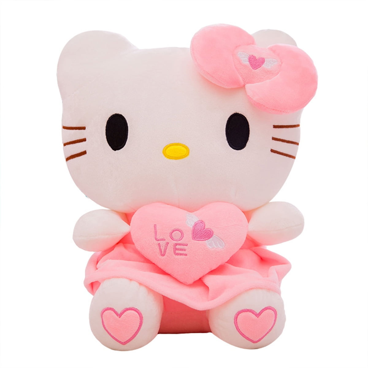 Hello Kitty Cat Pink Room Accent Endearing Plushie Sweetheart of the ...