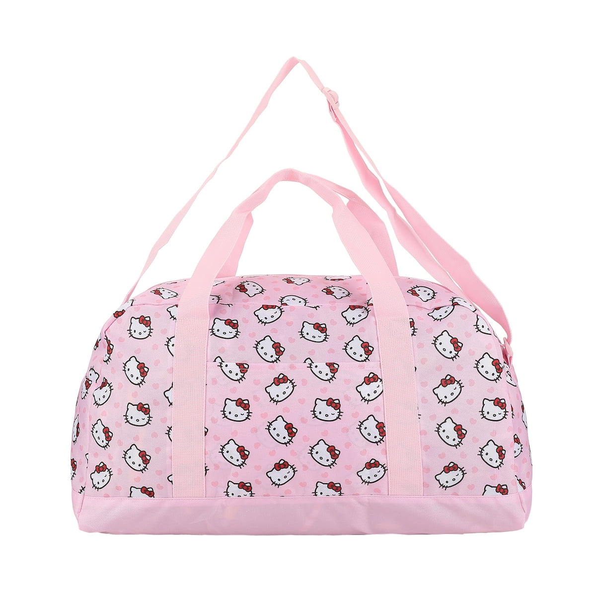 Hello Kitty Character Face Pink 21" Packable Duffel - Walmart.com