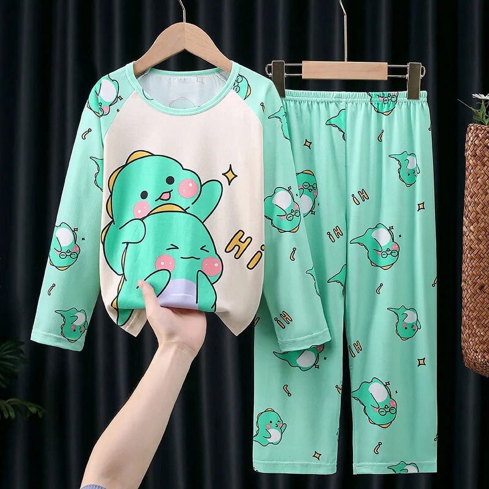Hello Kitty Children Pajamas Set Anime Kuromi Cinnamoroll Sleepwear ...
