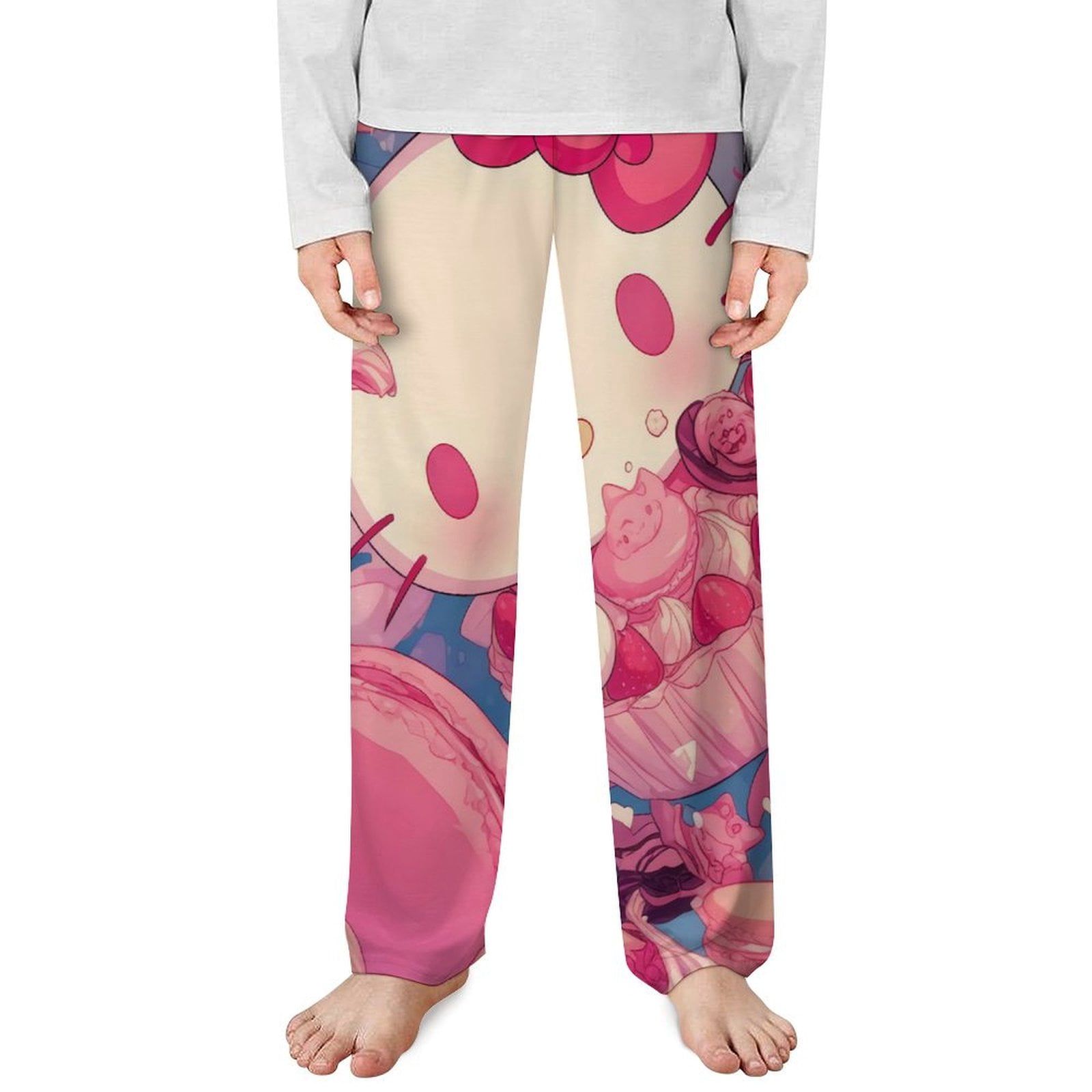 Hello Kitty Children's Pajamas Kids Home Pants Sleep Bottoms Lounge ...