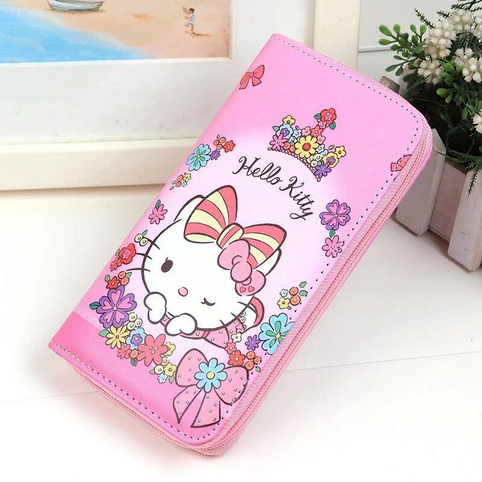 Hello Kitty Children's Printed Long Cartoon Wallet Girls Simple Cute ...