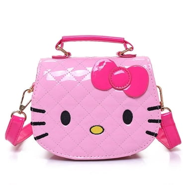 Sanrio Merch Hello Kitty Face Shaped Plush Handbag Purse - Cute ...