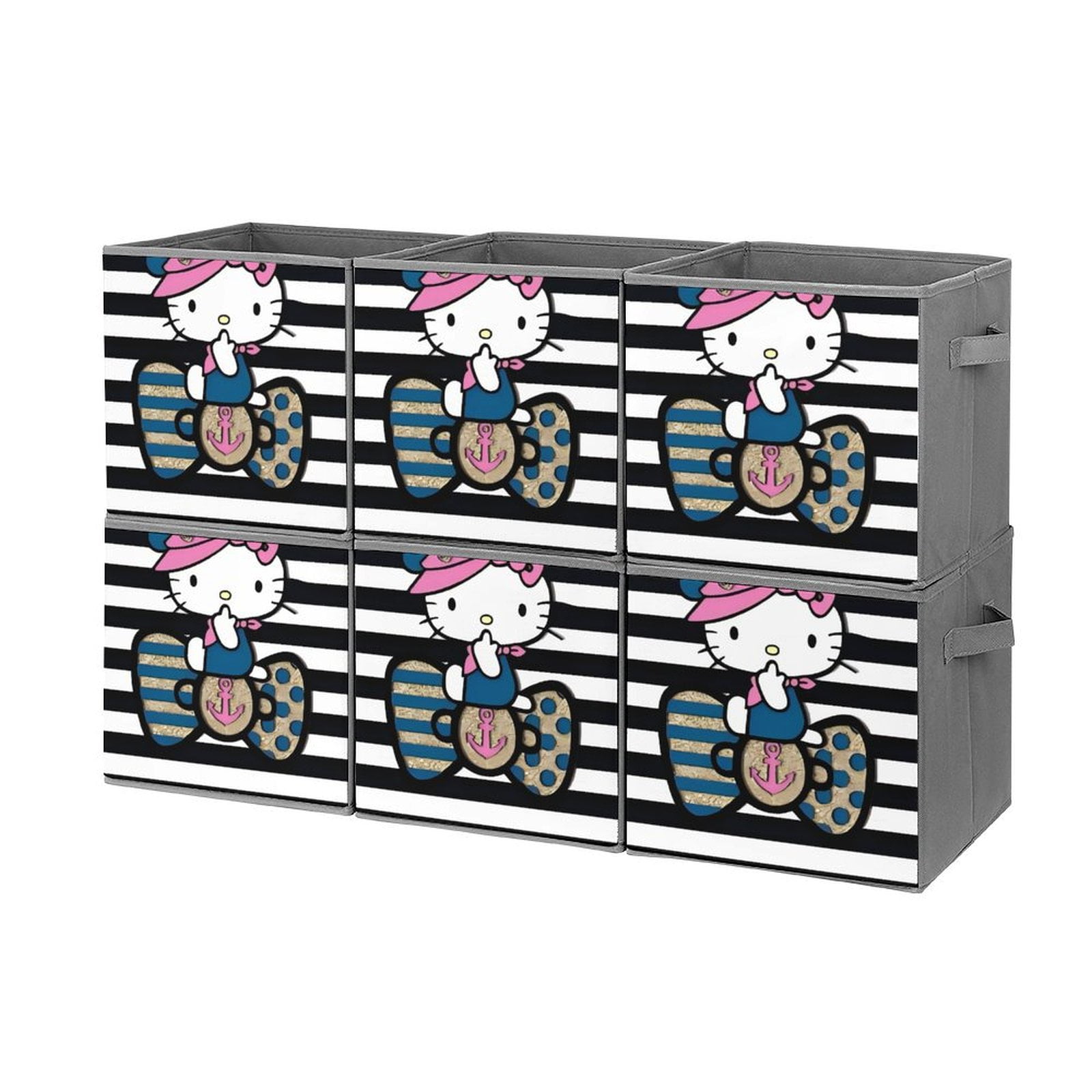 Hello Kitty Children's folding storage box 6PCS - Walmart.com